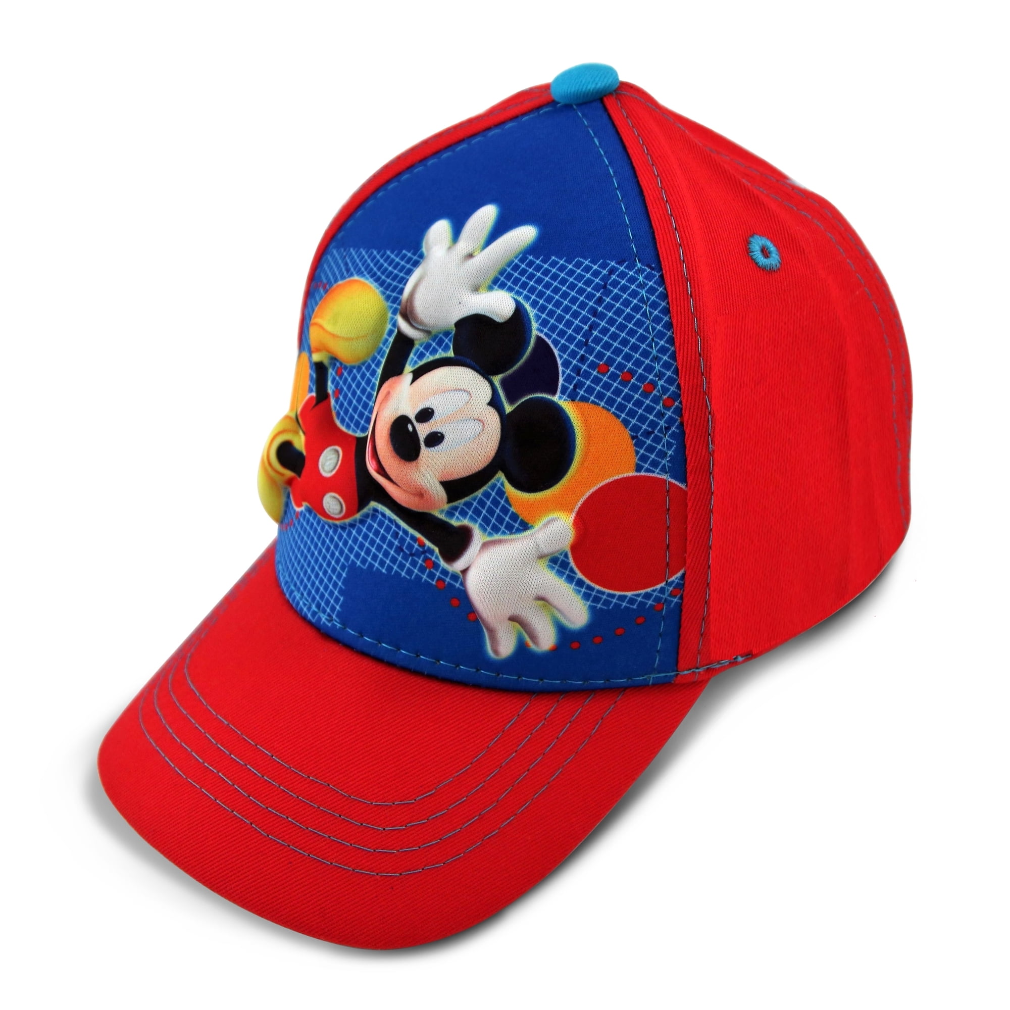 Disney Little Boys Mickey Mouse 3D Pop Cap, Red/Blue, Age 2-4 - Walmart.com