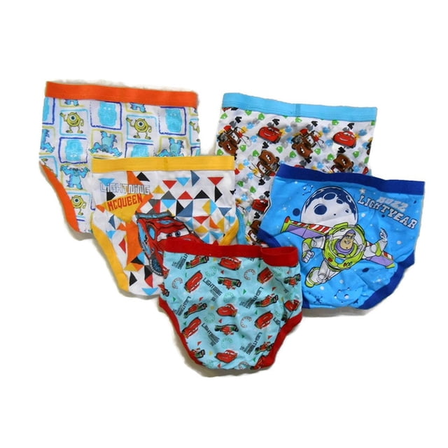 Disney Little Boys' Pixar 5-Pack Brief Models May Vary - Walmart ...