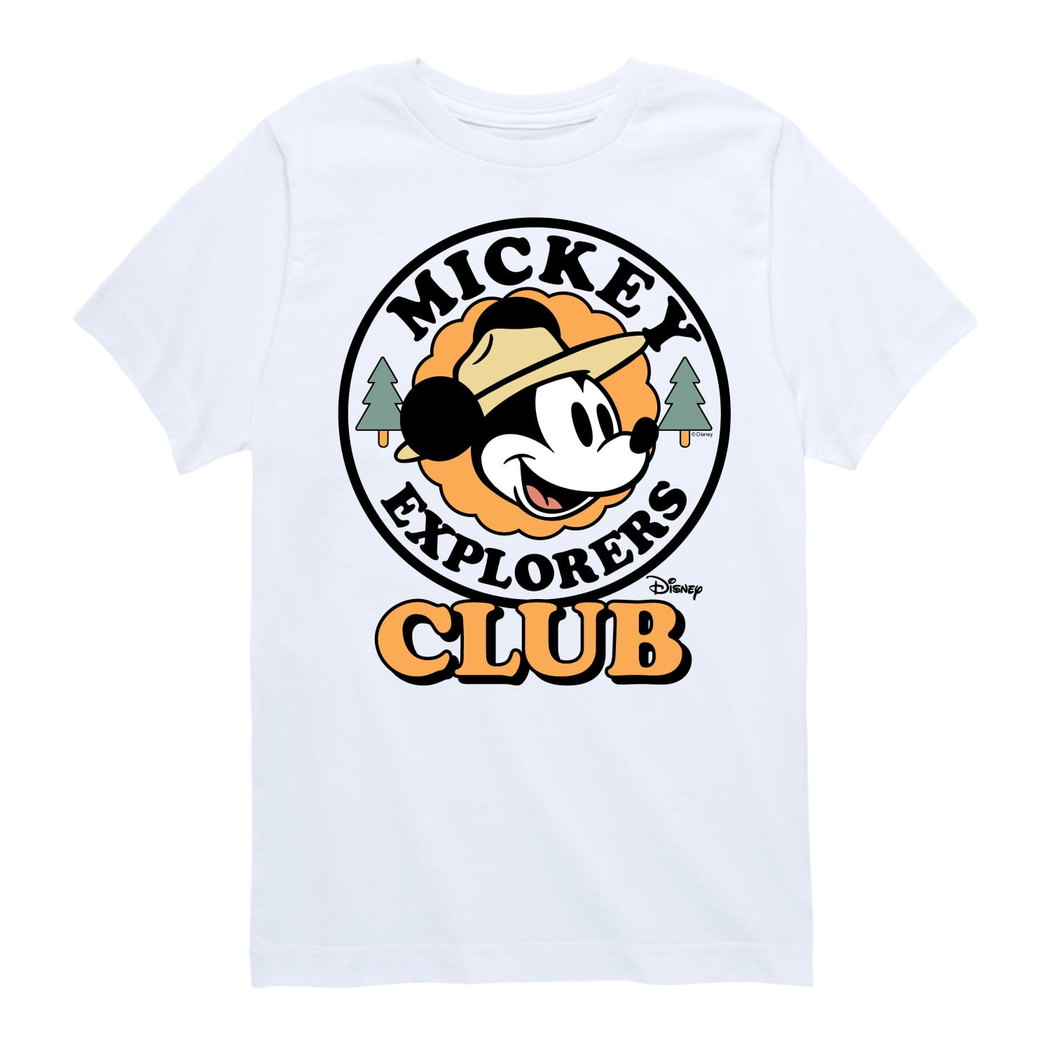 Disney - Little Explorers Club - Toddler & Youth Short Sleeve Graphic T ...