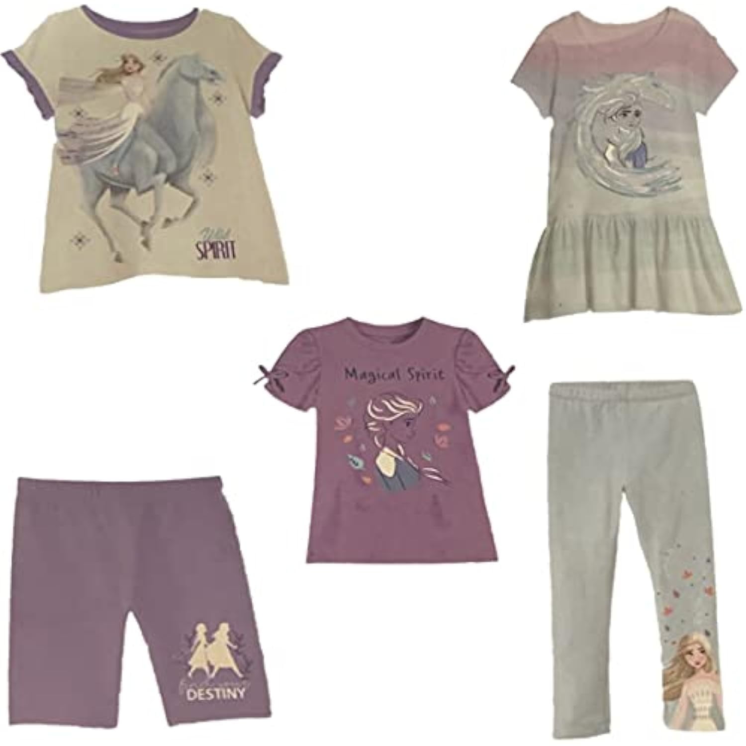 Disney Little Girl's 5 Piece Clothing Set (Frozen II, 5) - Walmart.com