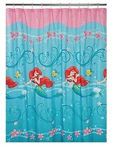 Disney Little Mermaid Ariel Fabric Shower Curtain, 1 Each - Walmart.com