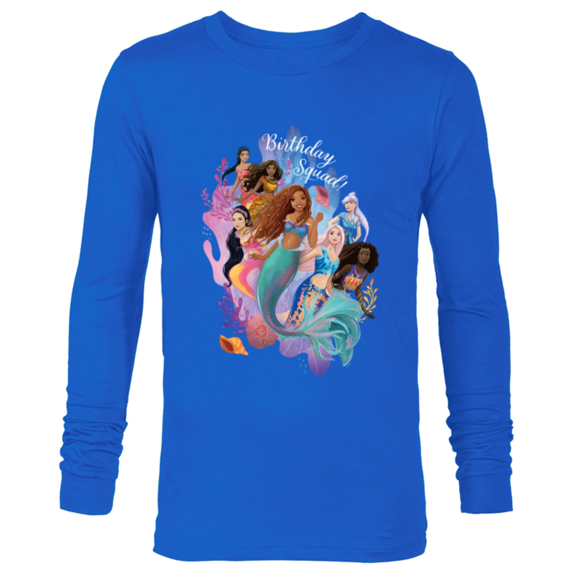 Disney Little Mermaid Ariel Friends & Family Birthday Squad - Long ...