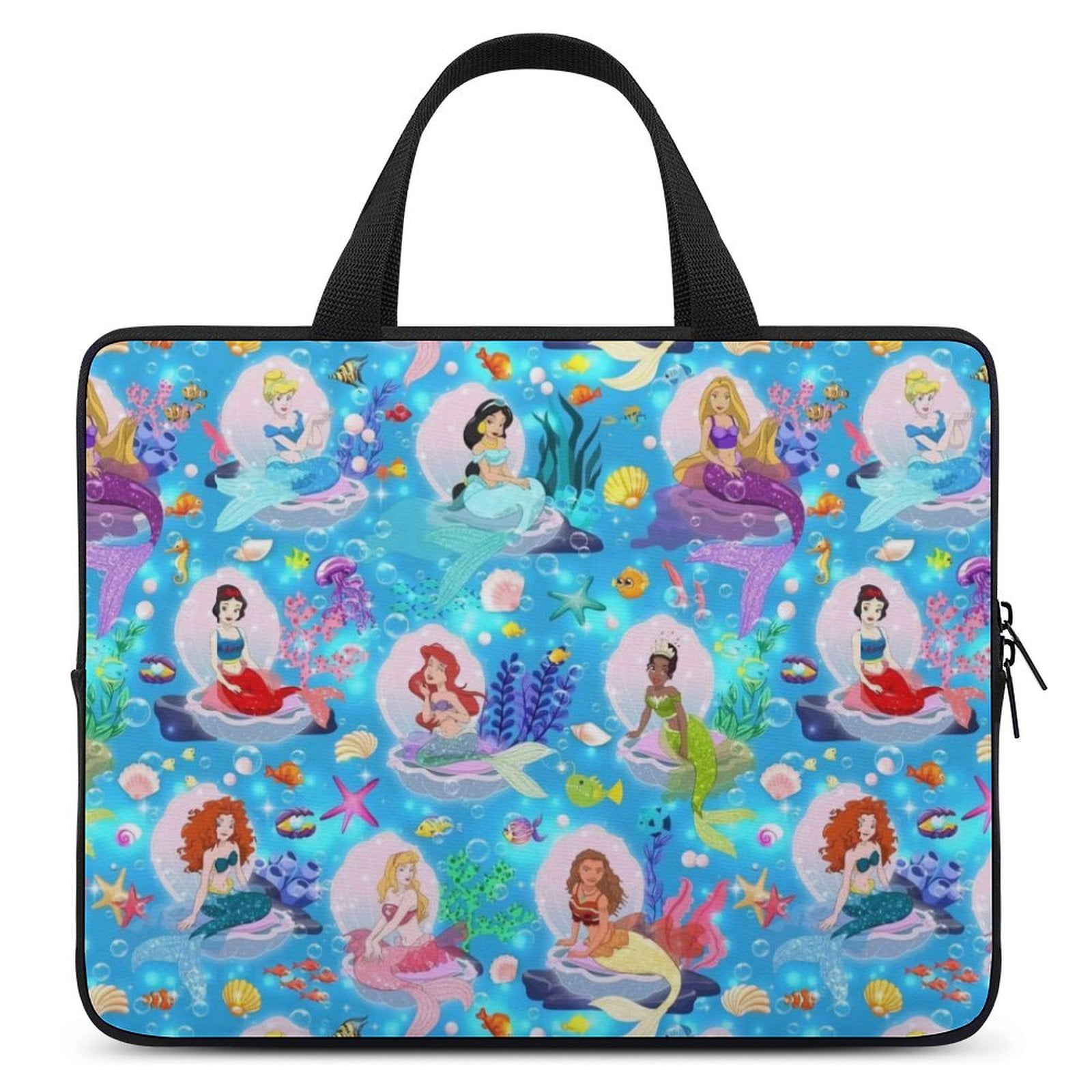 Disney-Little Mermaid Ariel Underwater World Laptop Bag for Women Men ...