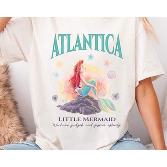 Disney Little Mermaid Shirt, Princess Ariel, Ariel Atlantica ...