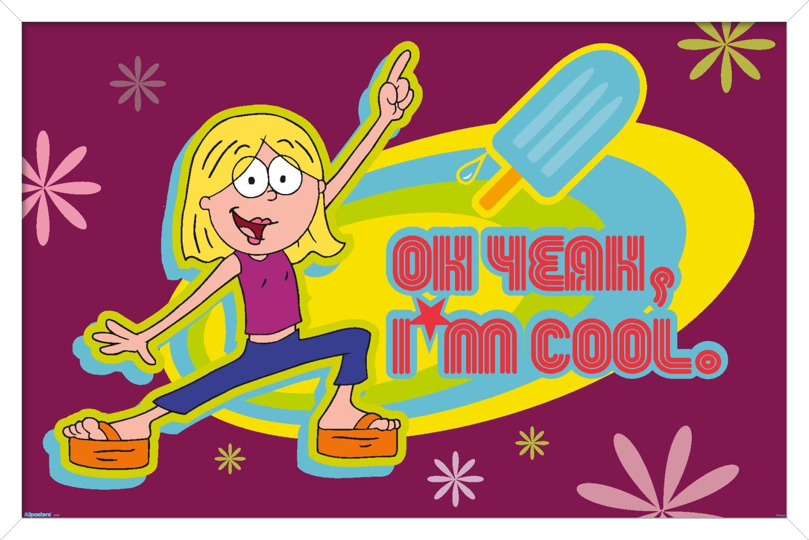 Disney Lizzie McGuire (2001) - Oh Yeah, I’m Cool. Wall Poster, 22.375" x 34" Framed - Walmart.com