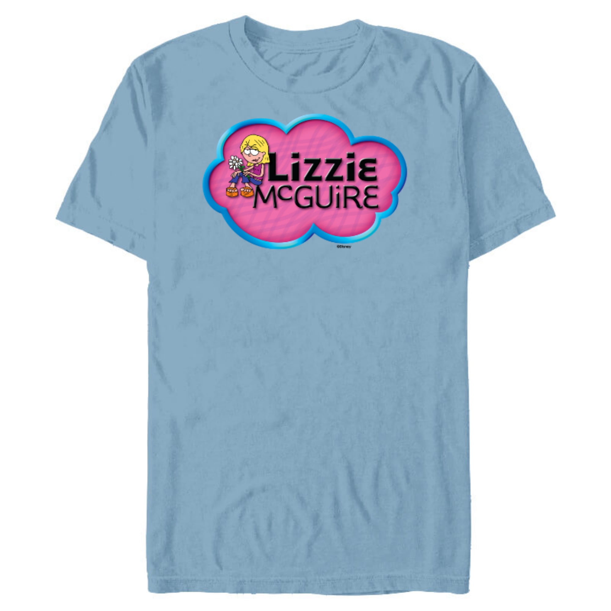 Disney Lizzie McGuire Animated Lizzie Logo - Short Sleeve Blended T ...