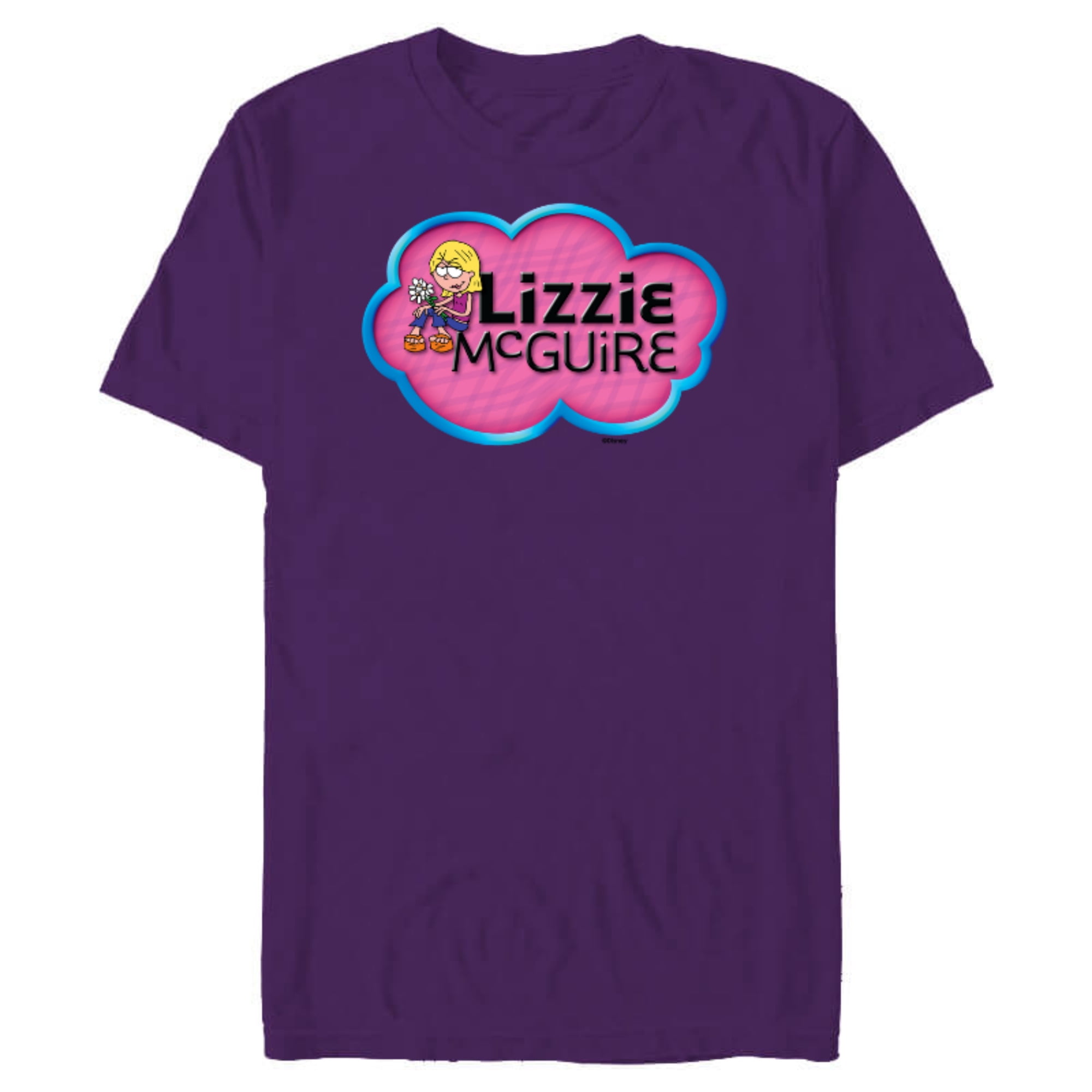 Disney Lizzie McGuire Animated Lizzie Logo - Short Sleeve Blended T ...