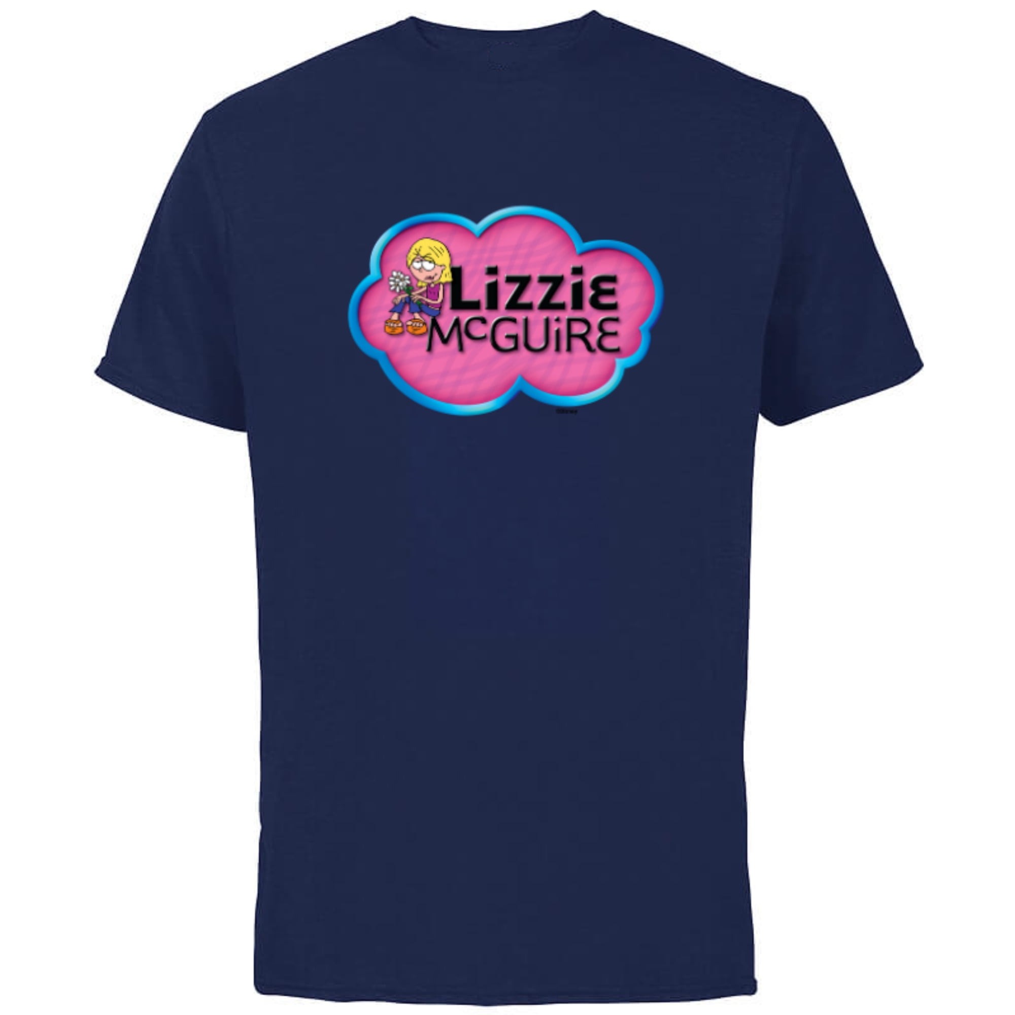 Disney Lizzie McGuire Animated Lizzie Logo - Short Sleeve Cotton T ...