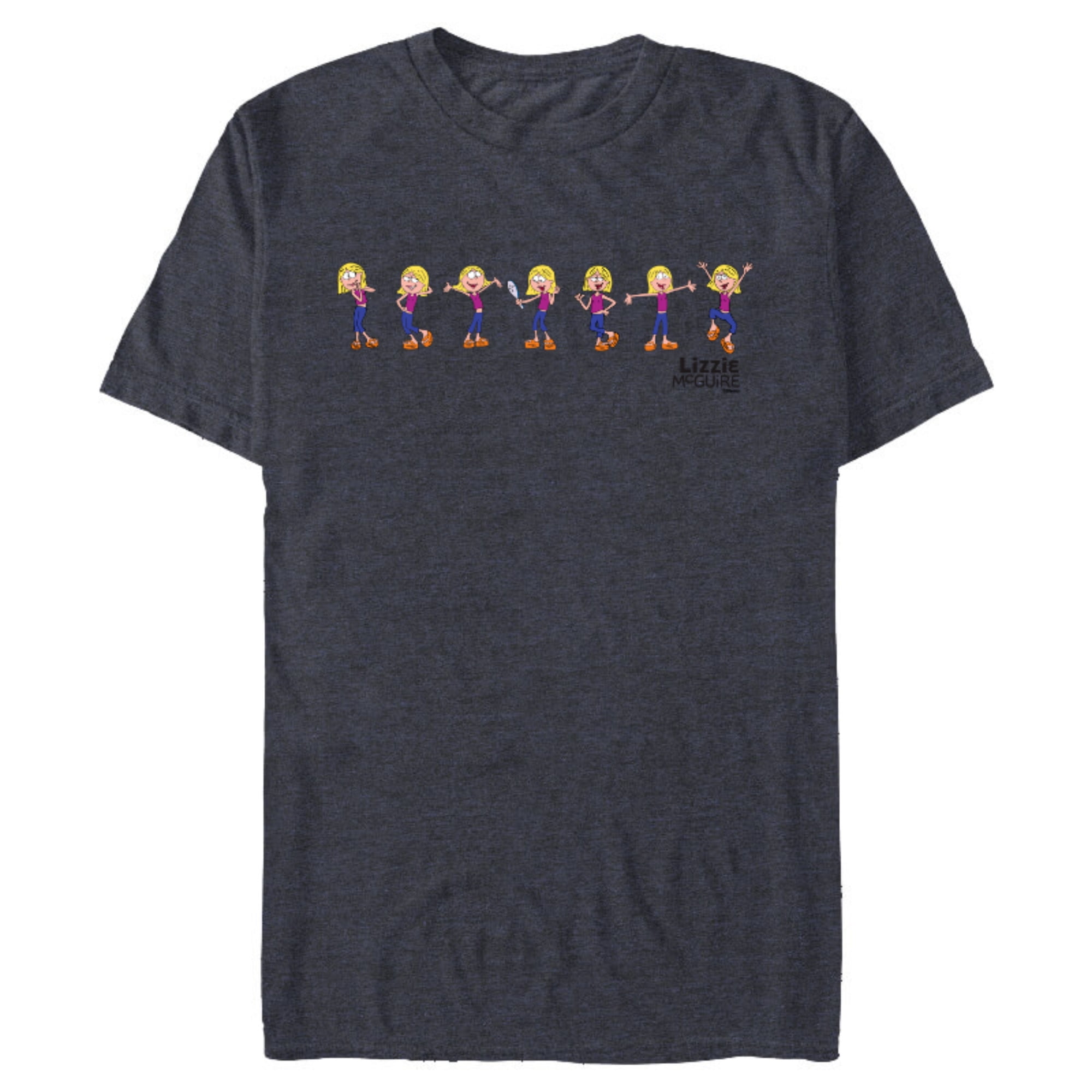 Disney Lizzie McGuire Animated Lizzie Multi-Pose - Short Sleeve Blended ...
