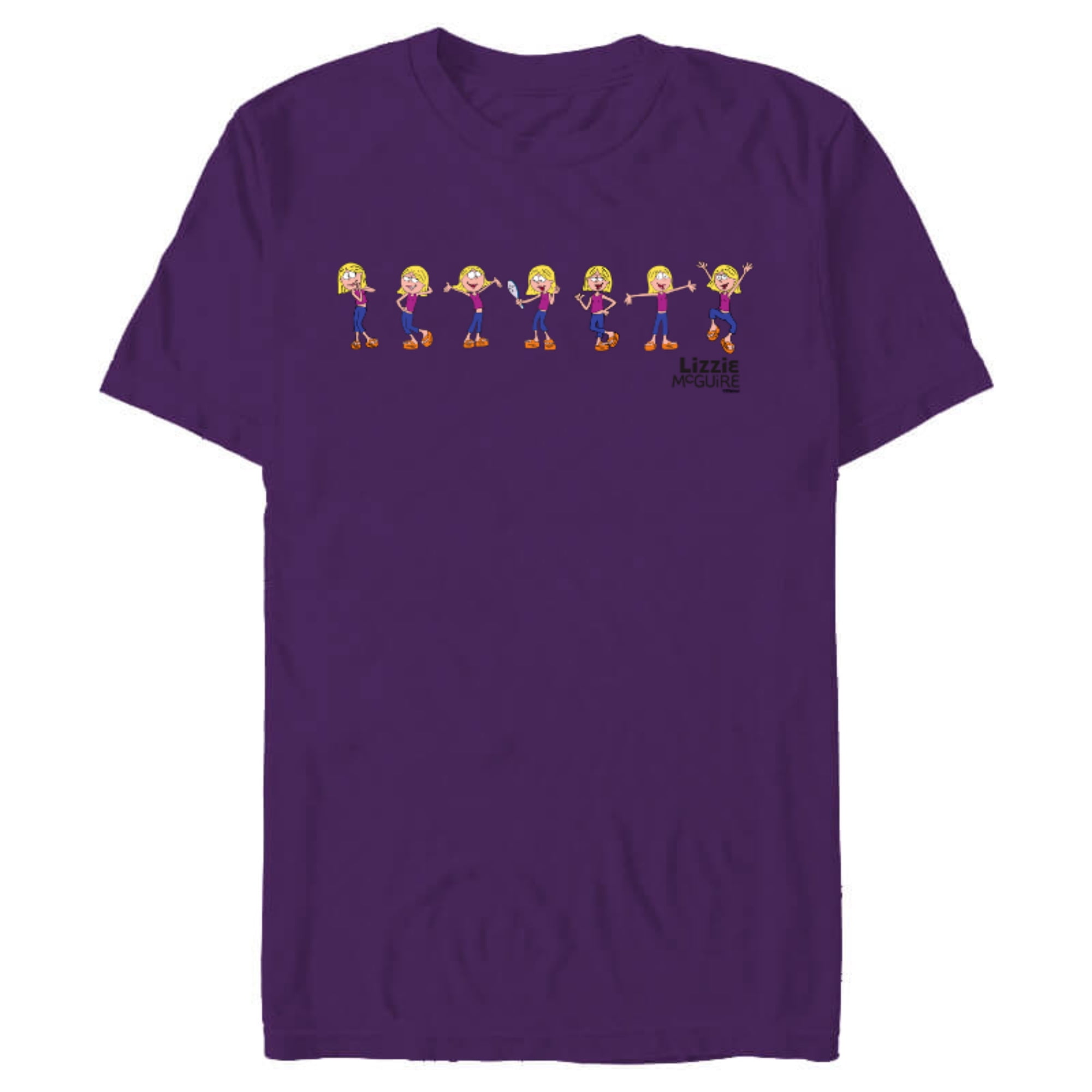 Disney Lizzie McGuire Animated Lizzie Multi-Pose - Short Sleeve Blended ...