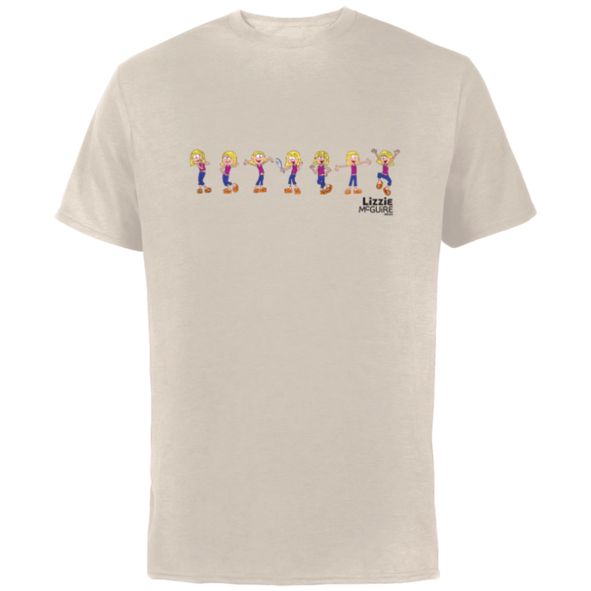 Disney Lizzie McGuire Animated Lizzie Multi-Pose - Short Sleeve Cotton ...