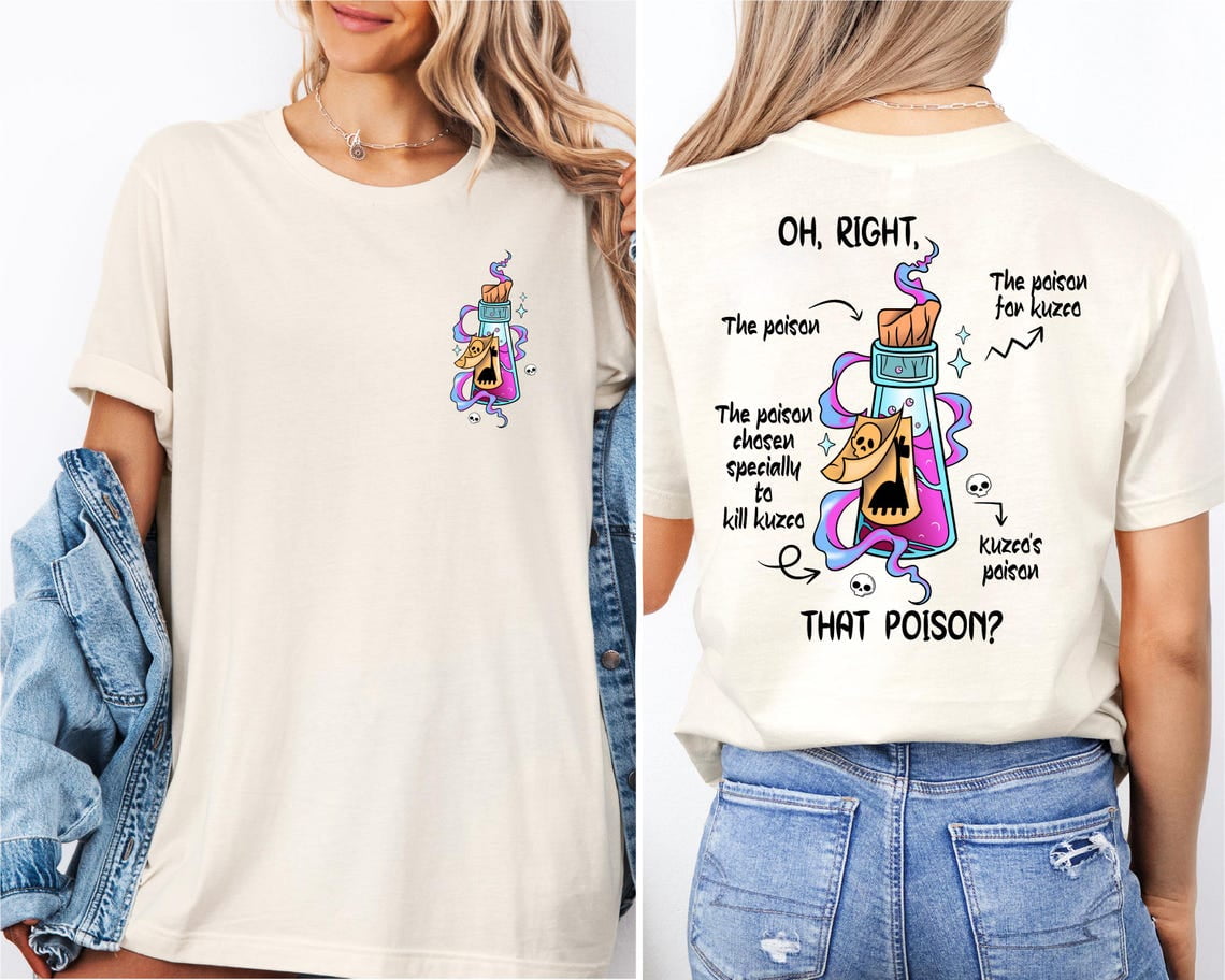 Disney Llama Poison For Kuzco Shirt, Disney Villain Tee, The Emperor's New Groove Shirt,Navy ...