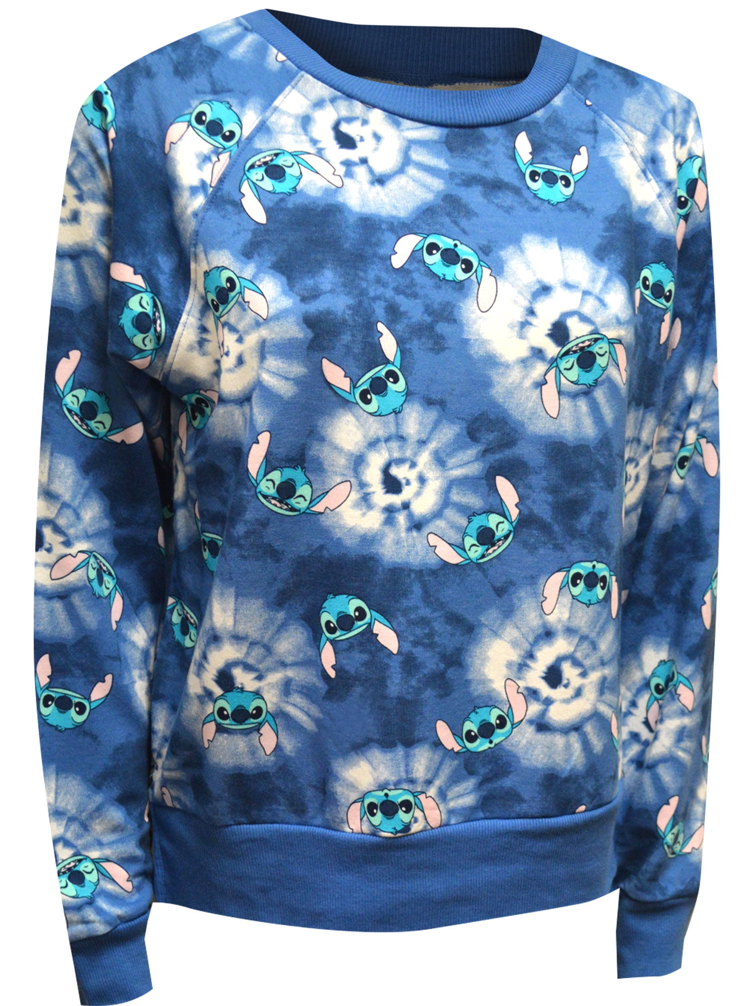 Disney Women's Stitch Graphic Relaxed Fit Long Sleeve Top - Graphic ...