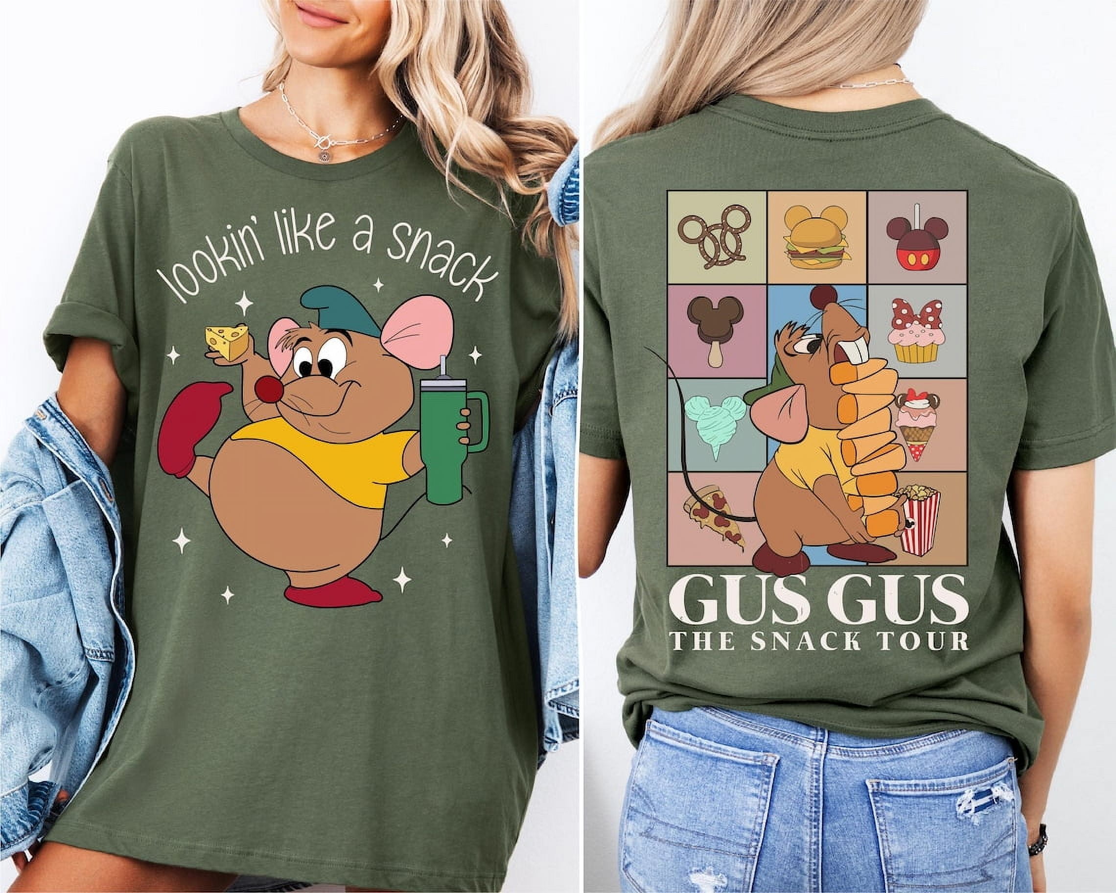 Disney Looking Like A Snack Gus Gus Shirt, Gus Gus, Cinderella Gus Gus ...