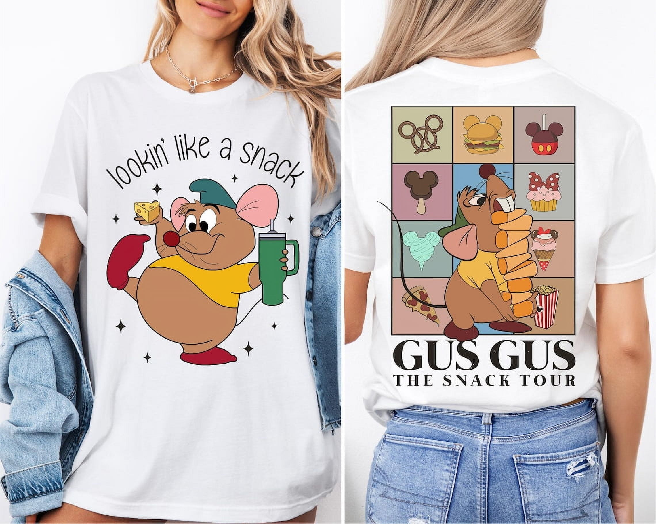 Disney Looking Like A Snack Gus Gus Shirt, Gus Gus, Cinderella Gus Gus ...