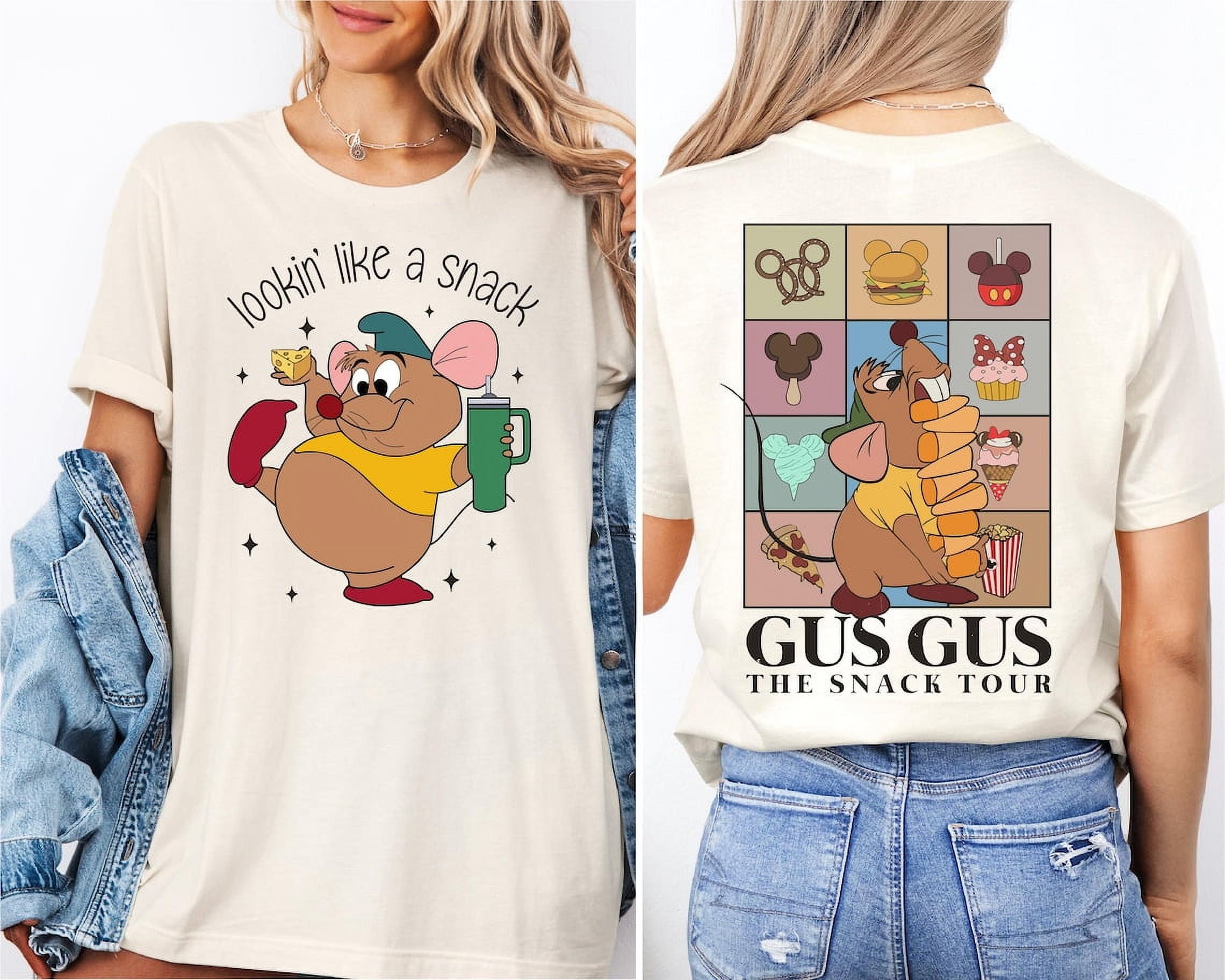 Disney Looking Like A Snack Gus Gus Shirt, Gus Gus, Cinderella Gus Gus - Walmart.com