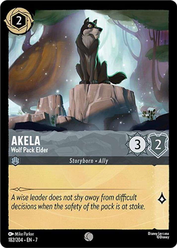 Disney Lorcana Archazia's Island Common Akela - Wolf Pack Elder #182 - Walmart.com