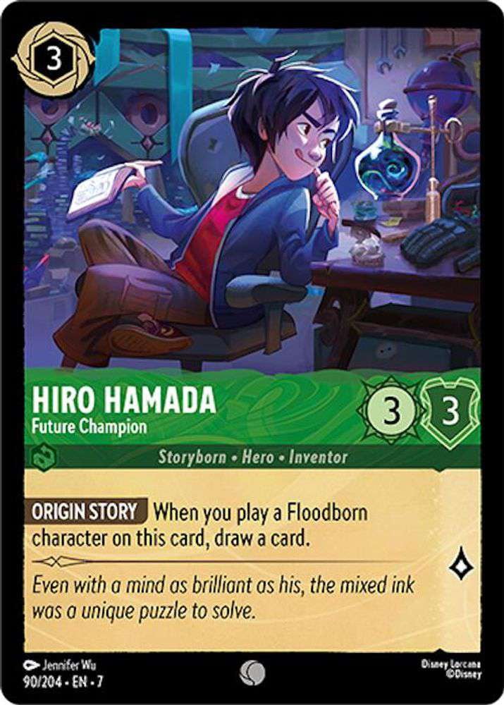 Disney Lorcana Archazia's Island Common Hiro Hamada - Future Champion ...