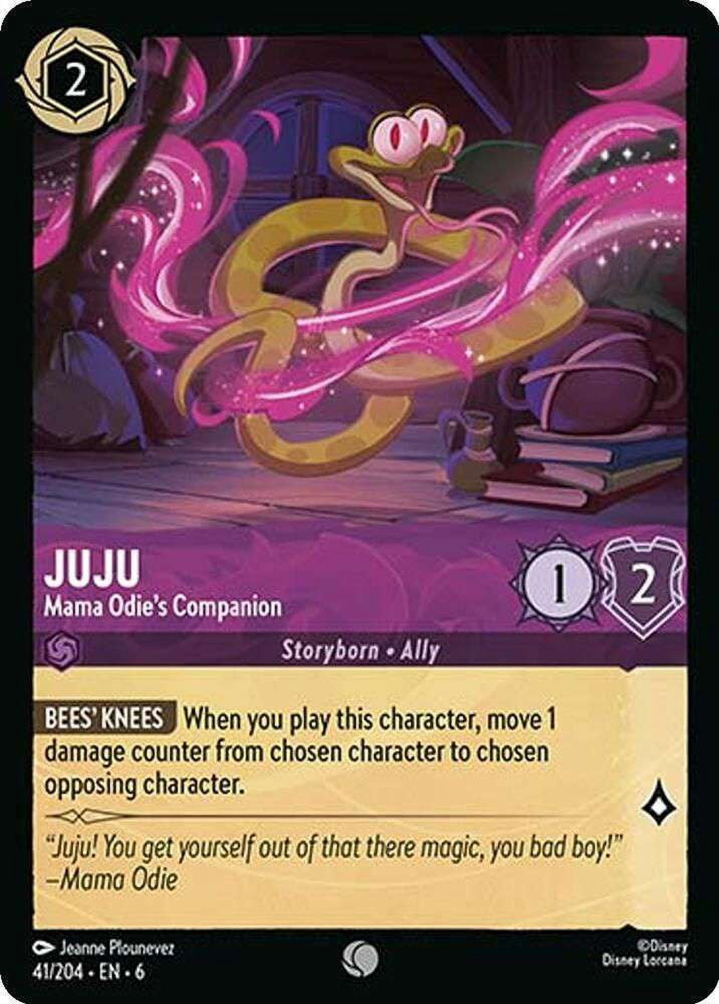 Disney Lorcana Azurite Sea Common Juju - Mama Odie's Companion #41 ...