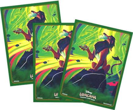 Disney Lorcana TCG: Azurite Sea - Card Sleeves - Scar (65 ct ...