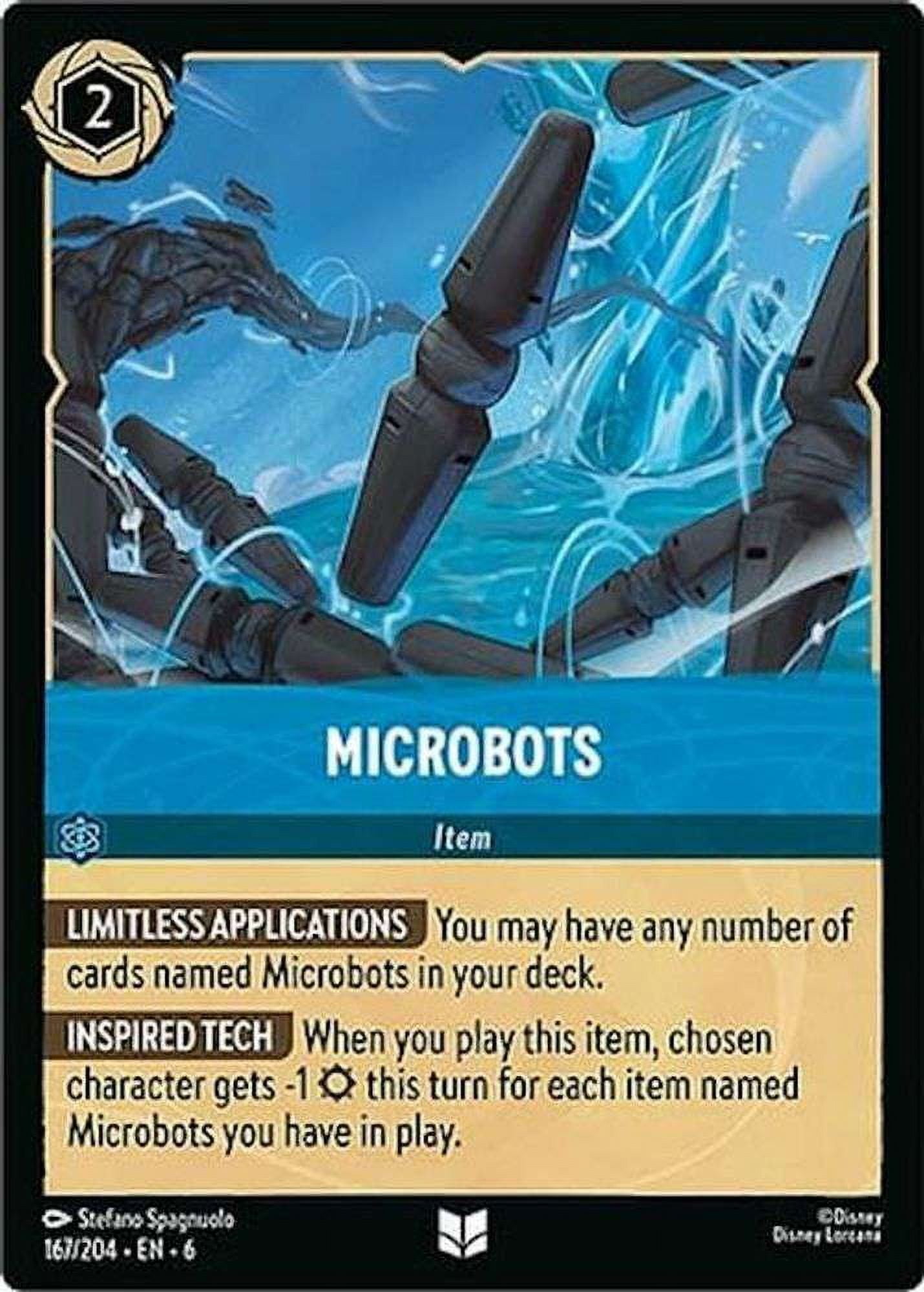 Disney Lorcana Azurite Sea Uncommon Microbots #167 - Walmart.com