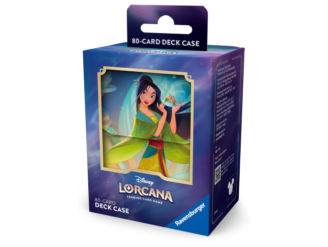 Disney Lorcana Trading Card Game: Set 9 Fabled Deck Case - Mulan ...