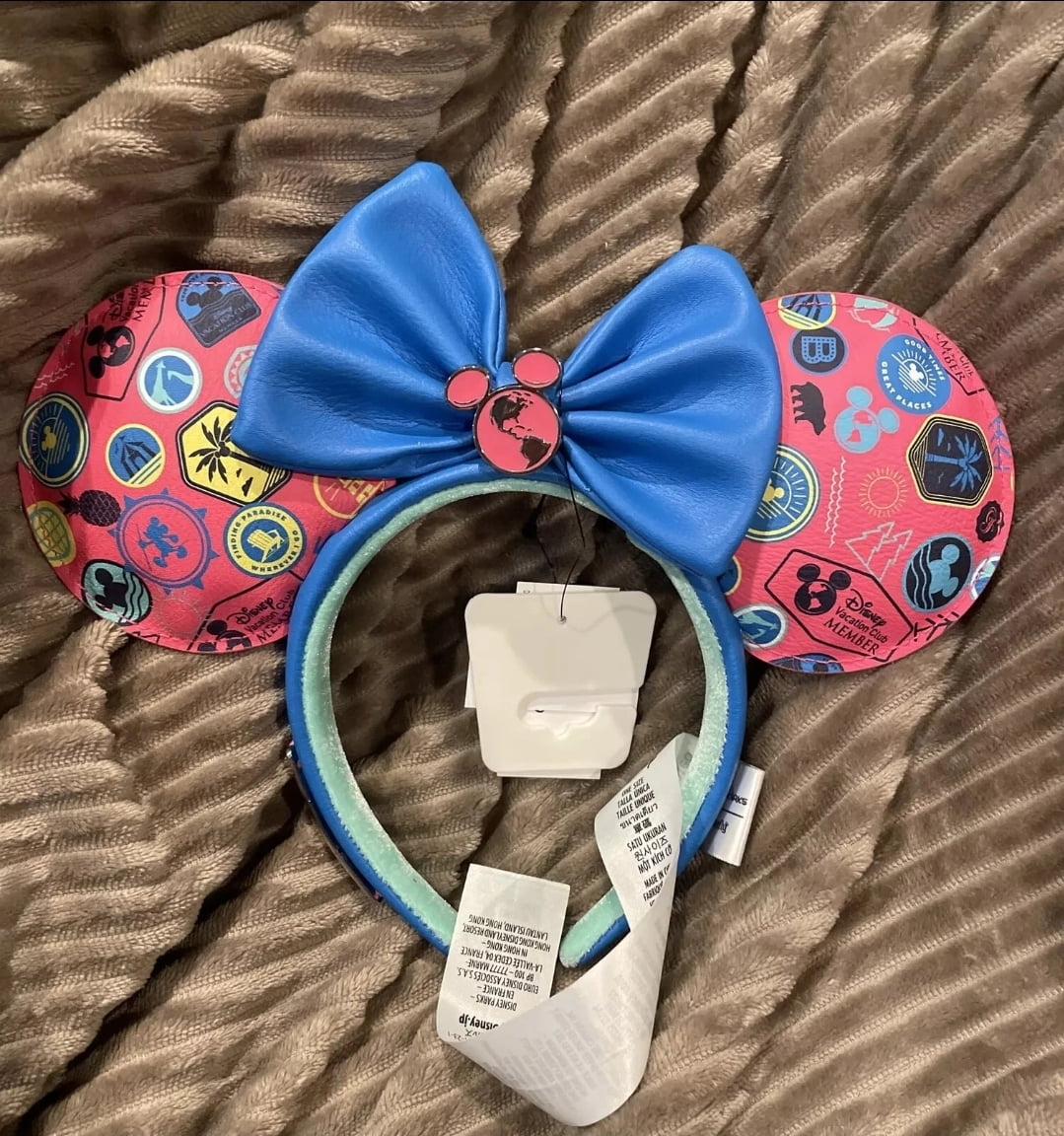 Disney Loungefly DVC Minnie Ears AOP Headband Colorful - Walmart.com