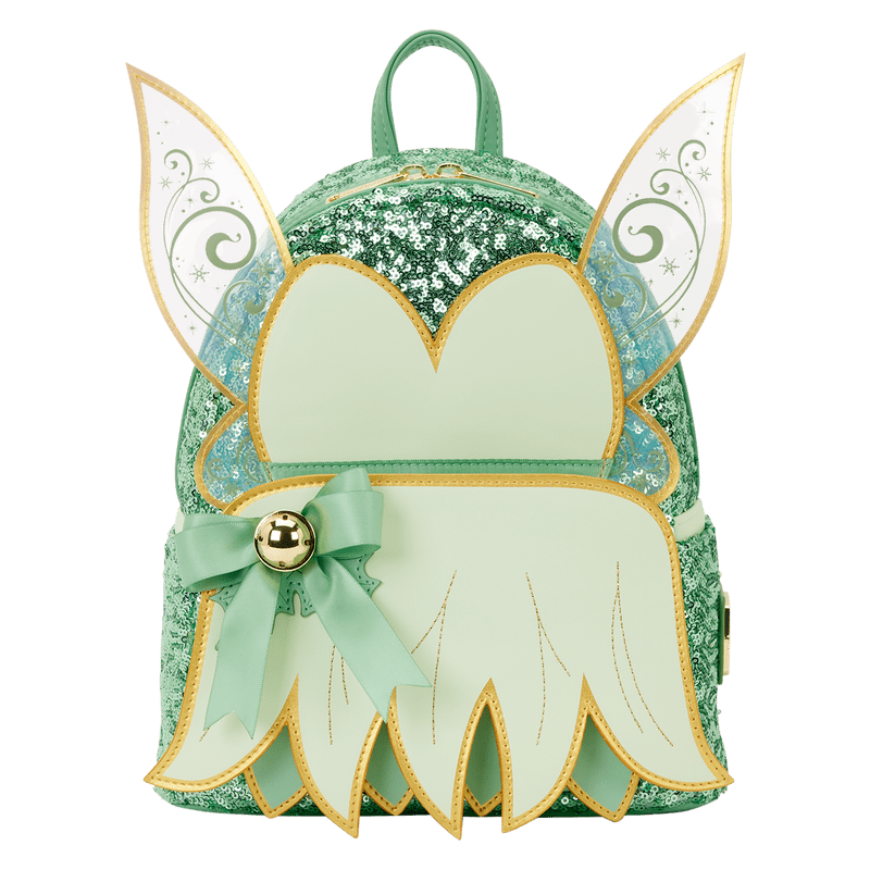 Disney Loungefly Tinker Bell Sequin Holiday Mini Backpack - Walmart.com