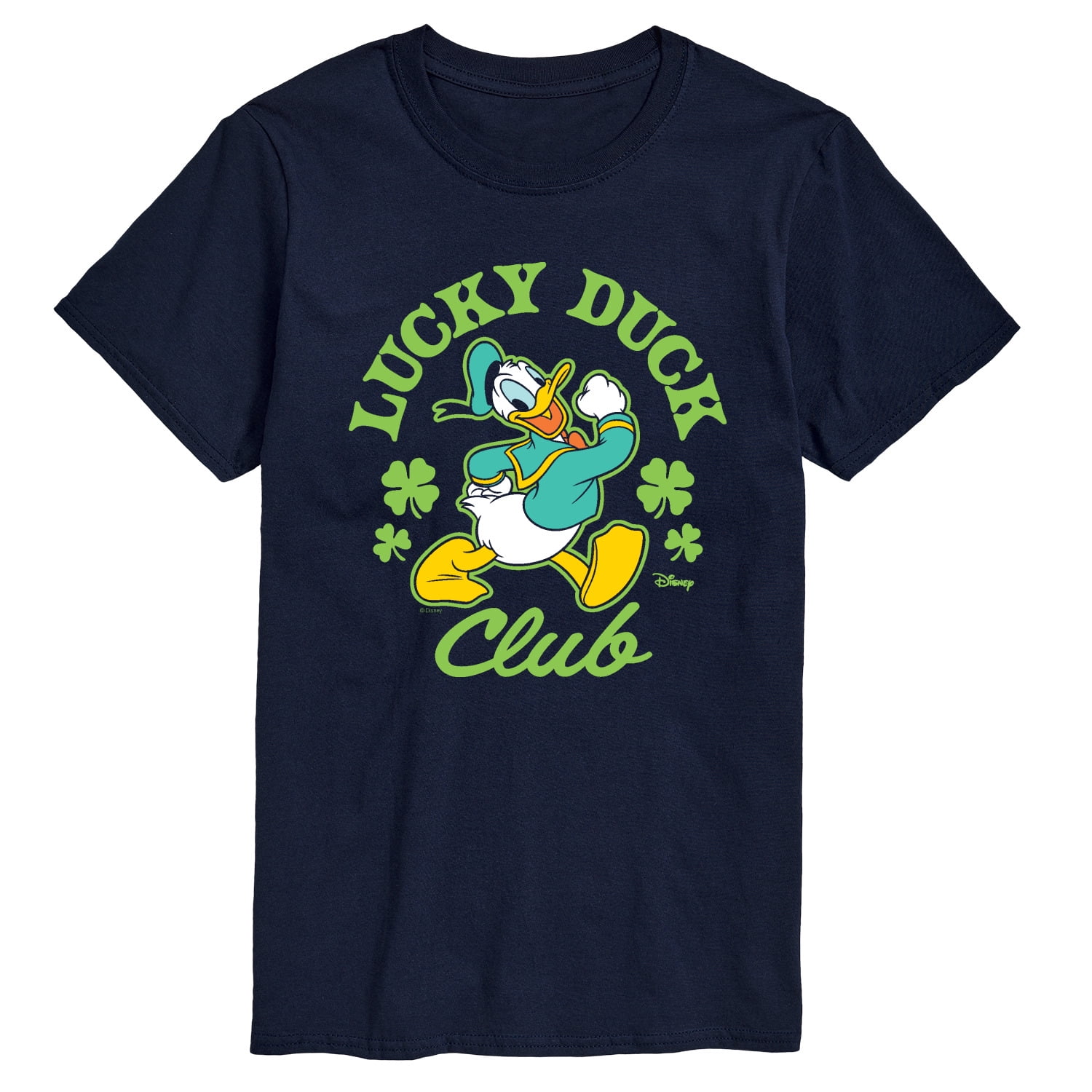 Disney - Lucky Duck Club - Men's Short Sleeve Graphic T-Shirt - Walmart.com