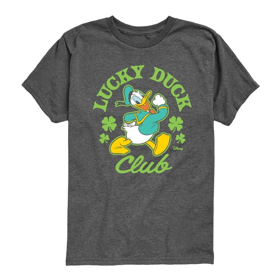 Disney - Lucky Duck Club - Youth Boys Short Sleeve Graphic T-Shirt ...