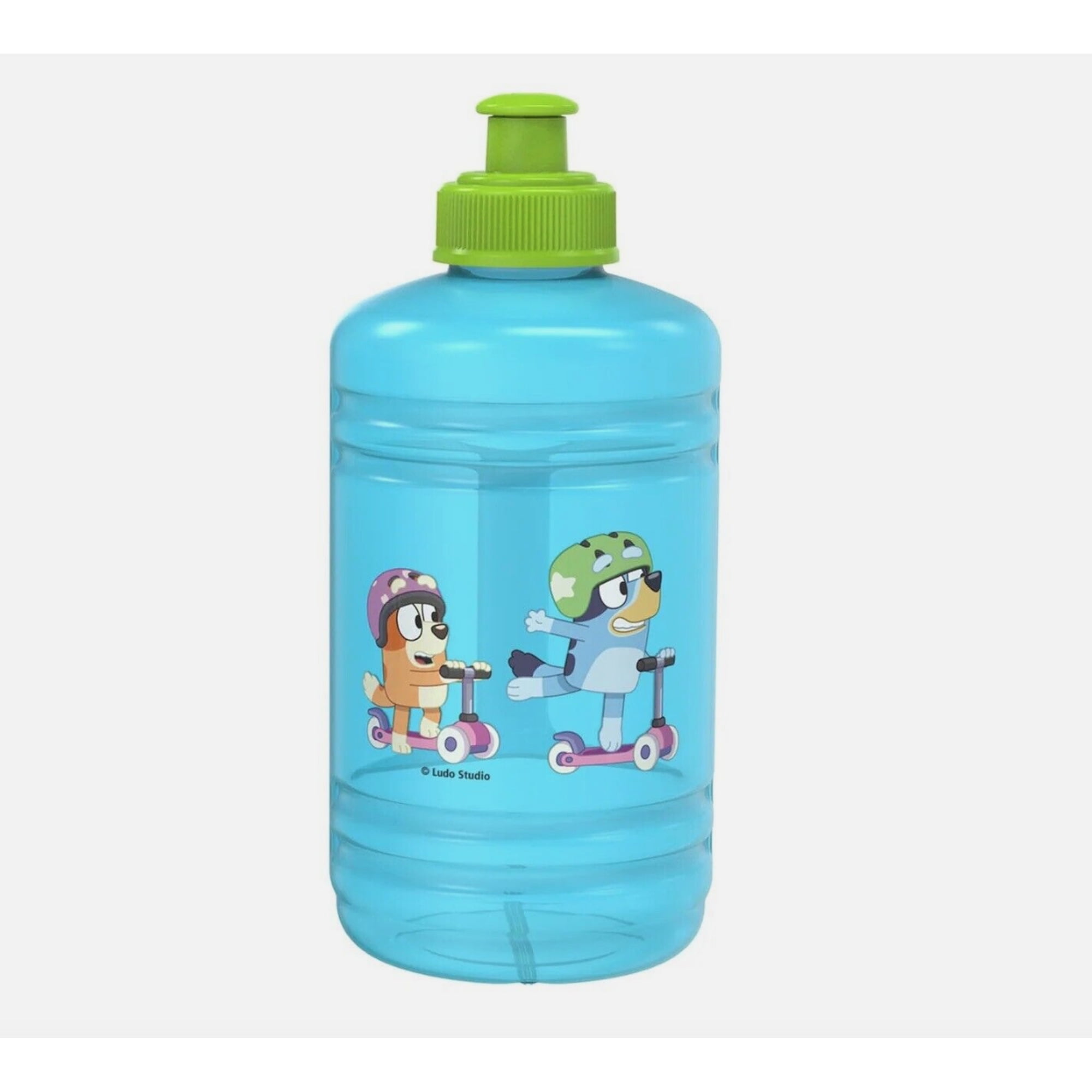 Disney Ludo Studio 16 oz Bluey Plastic Water Bottle with Pull Top Spout ...