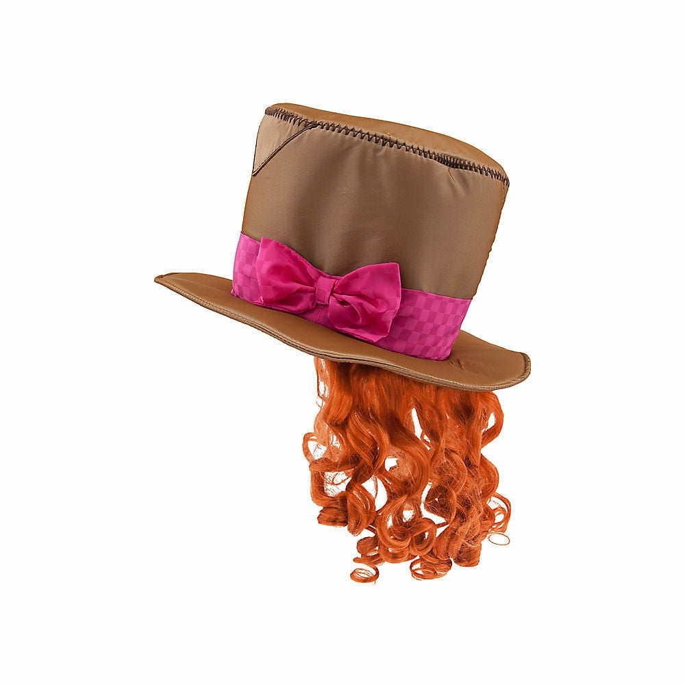 Disney Store Mad Hatter Halloween Hat & Wig Costume, Alice Wonderland ...