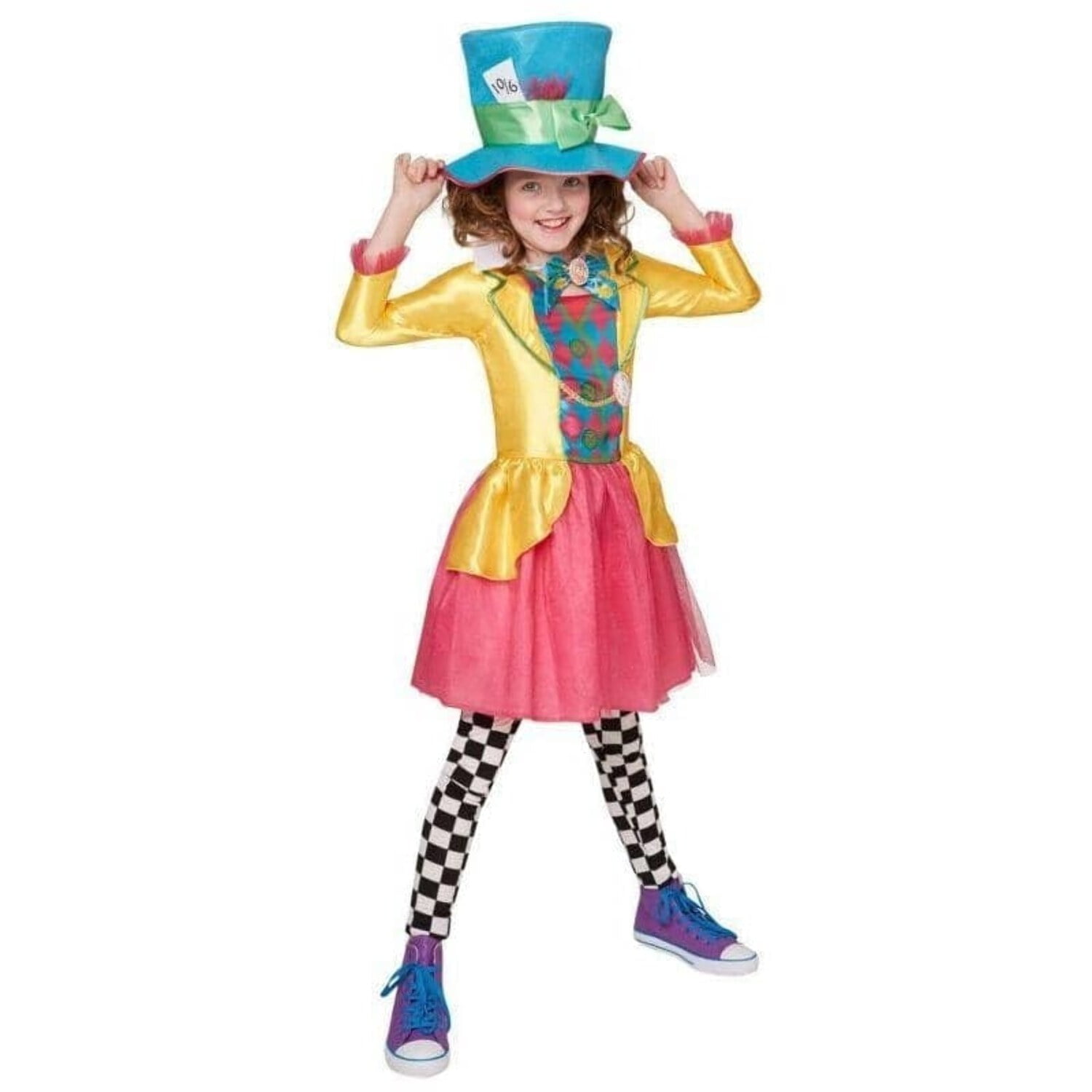 Disney Mad Hatter Girls Costume - Walmart.com