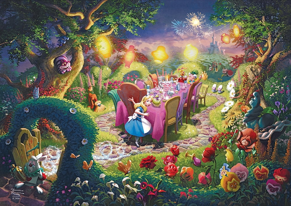 Disney (Mad Hatters Tea Party) MightyPrint™ Wall Art - Walmart.com