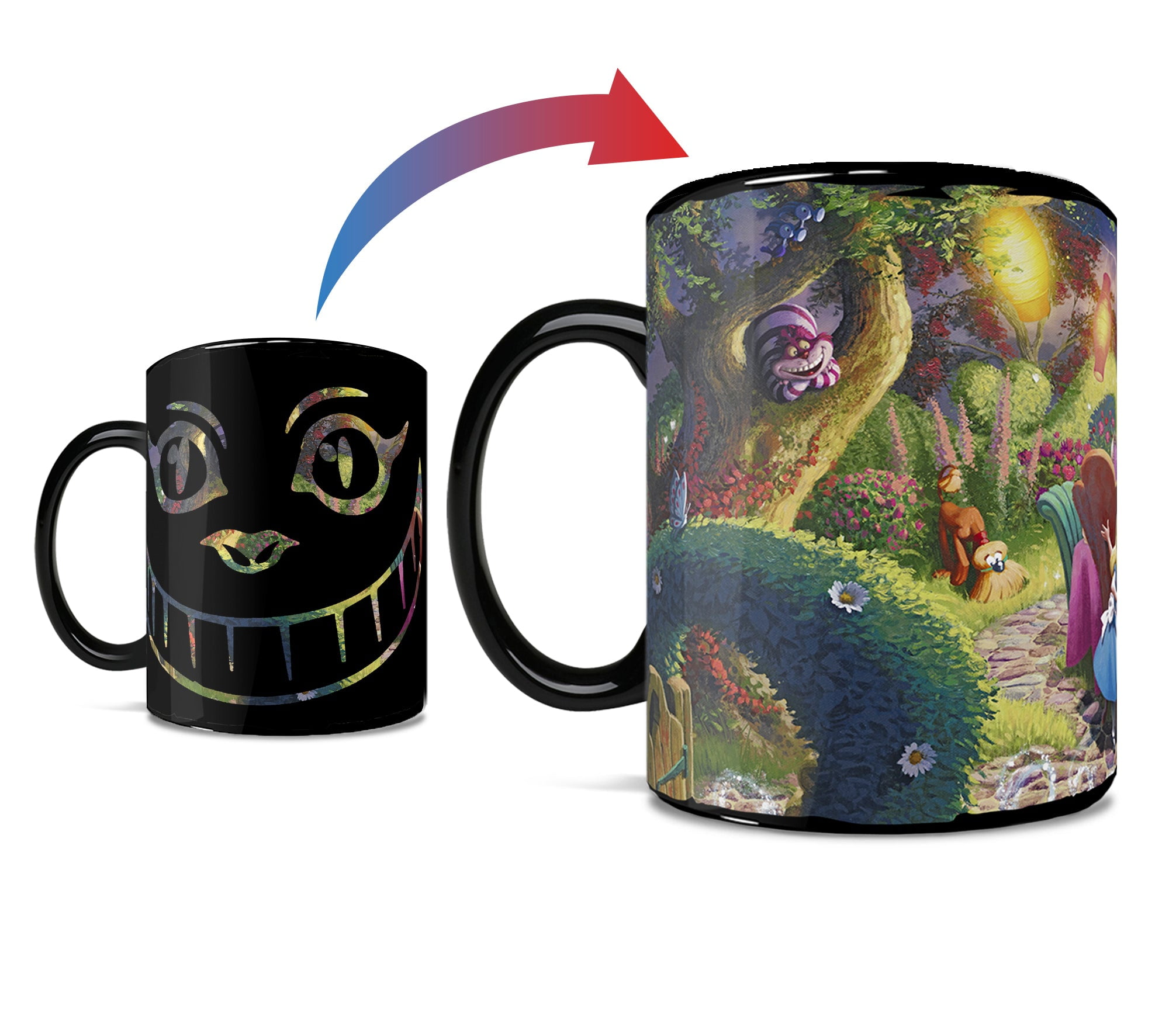 Disney (Mad Hatters Tea Party) Morphing Mugs® Heat-Sensitive Clue Mug ...