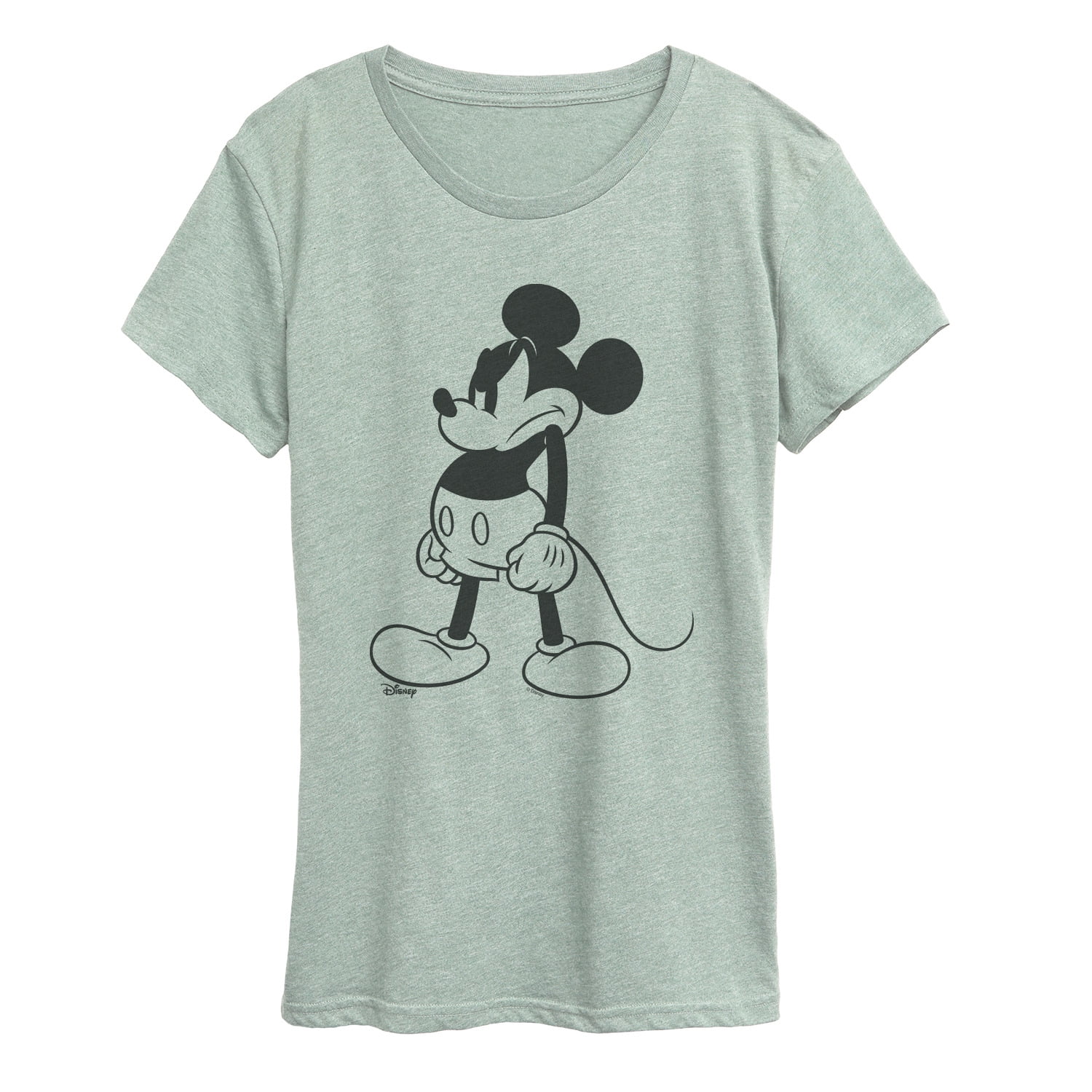 Disney - Mad Stand Mickey - Women's Short Sleeve Graphic T-Shirt ...