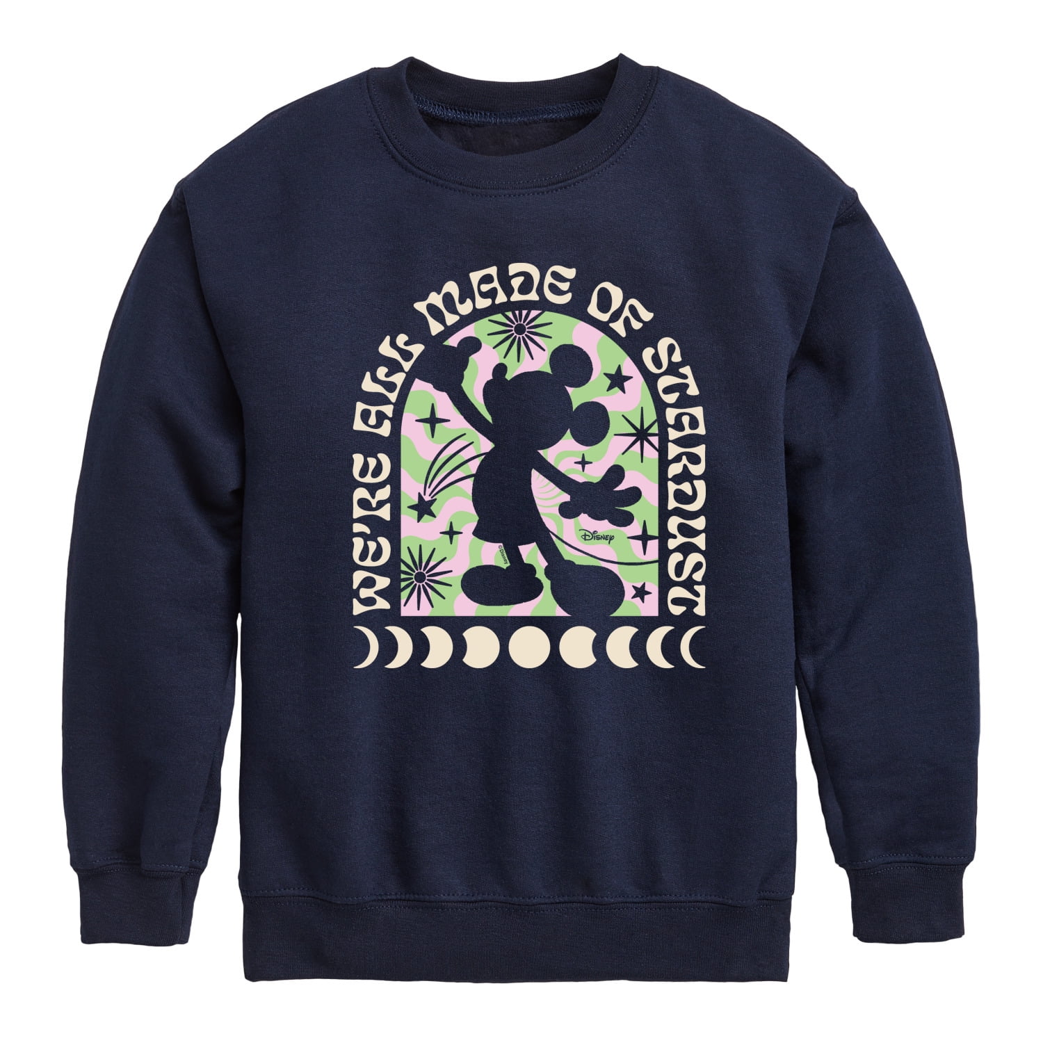 Disney - Made Of Stardust - Toddler & Youth Crewneck Fleece Sweatshirt ...