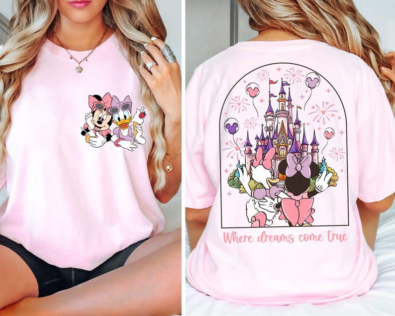 Disney Magic Kingdom Minnie Daisy Summer Shirt, Where Dreams Come True, Disney Besties Shirt ...