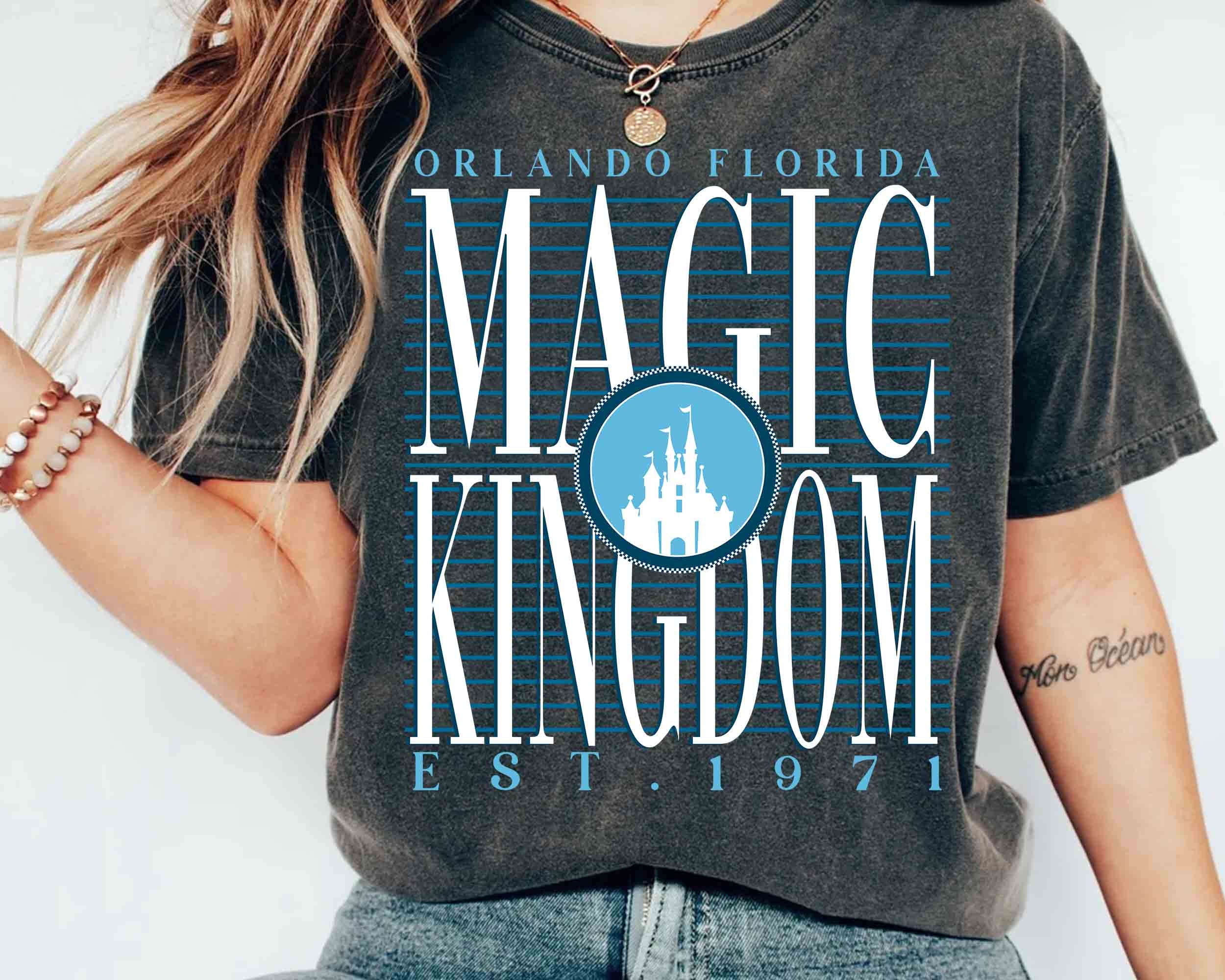 Disney Magic Kingdom Vintage 90s T-shirt, Disney Castle Magic Kingdom ...