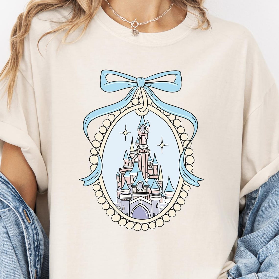Disney Magical Castle Coquette Shirt, Princess Castle Sketch Shirt ...