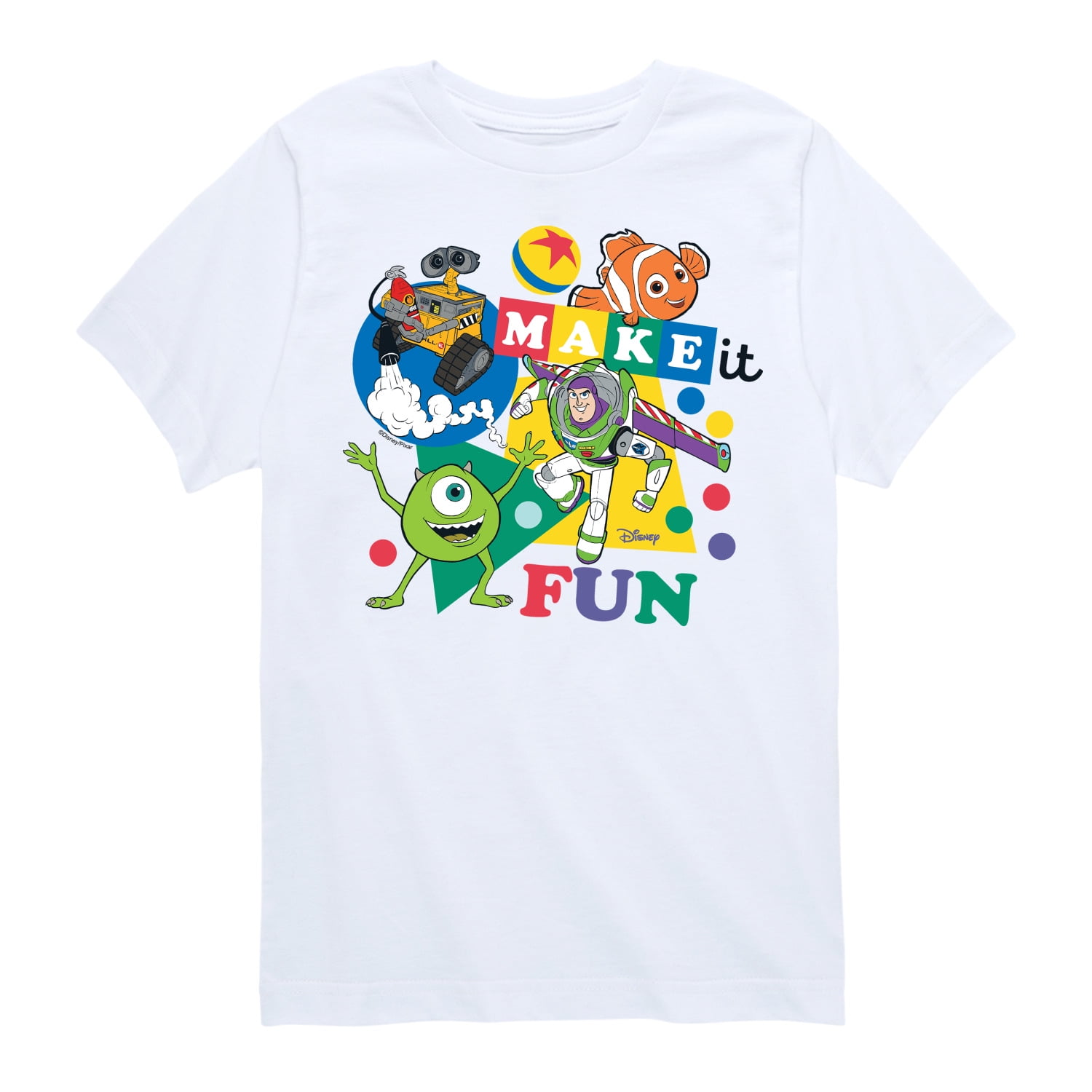 Disney - Make It Fun - Toddler & Youth Short Sleeve Graphic T-Shirt ...
