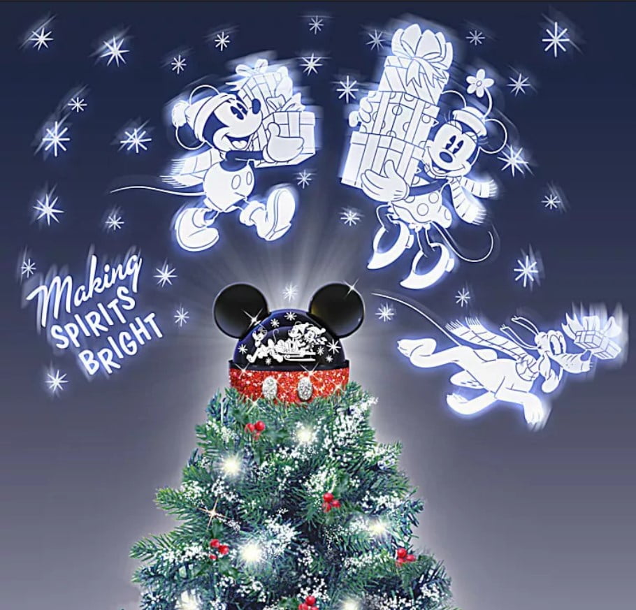 Disney Making Spirits Bright Tree Topper Projects Lights Bradford ...