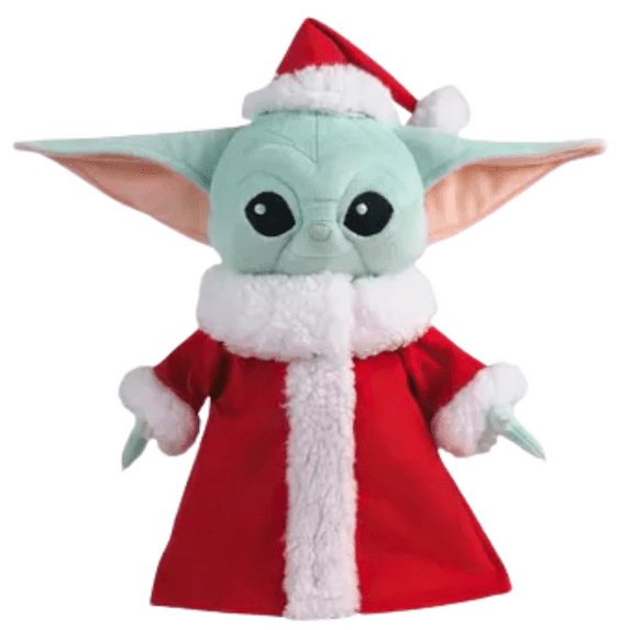 Star Wars Grogu Holiday Plush Waddler with Red Santa Outfit - Walmart.com