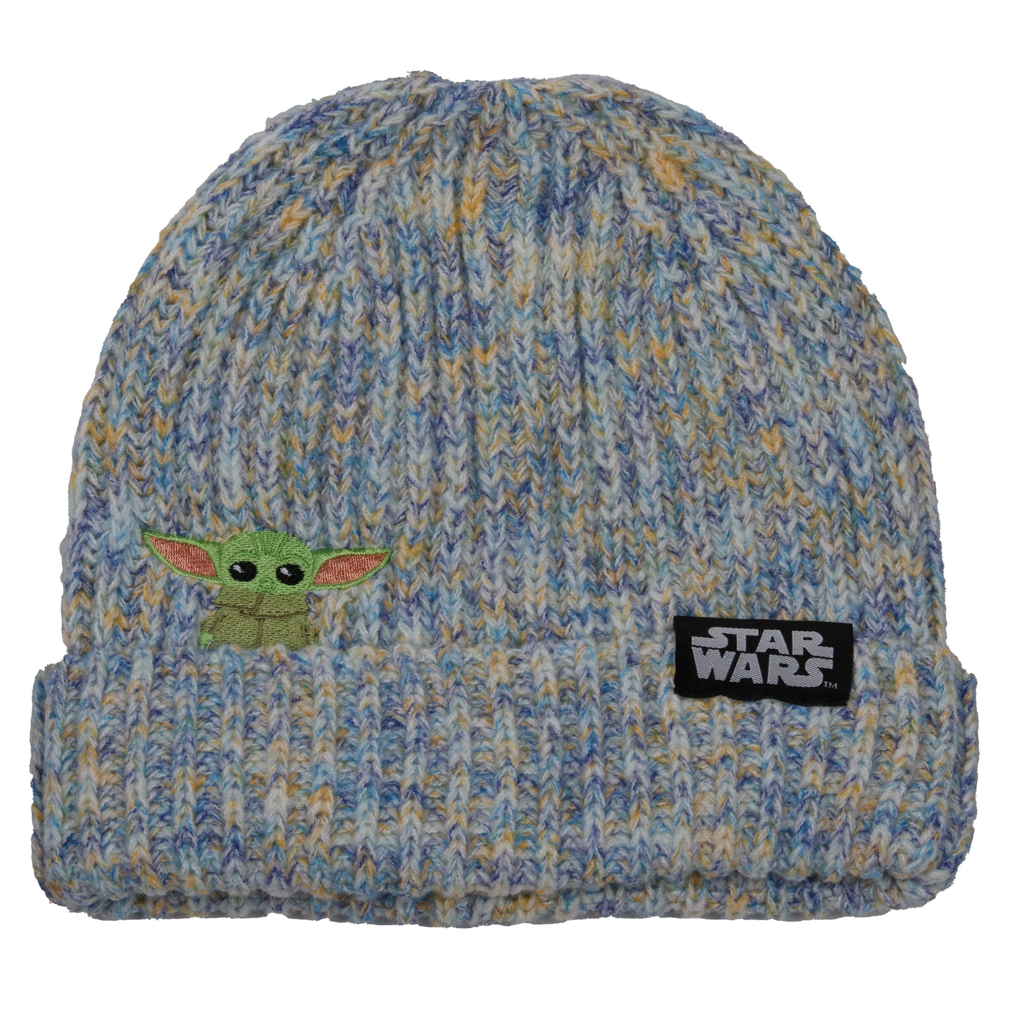 Disney Mandalorian Adult Cuffed Space Dyed Ribbed Beanie with ...