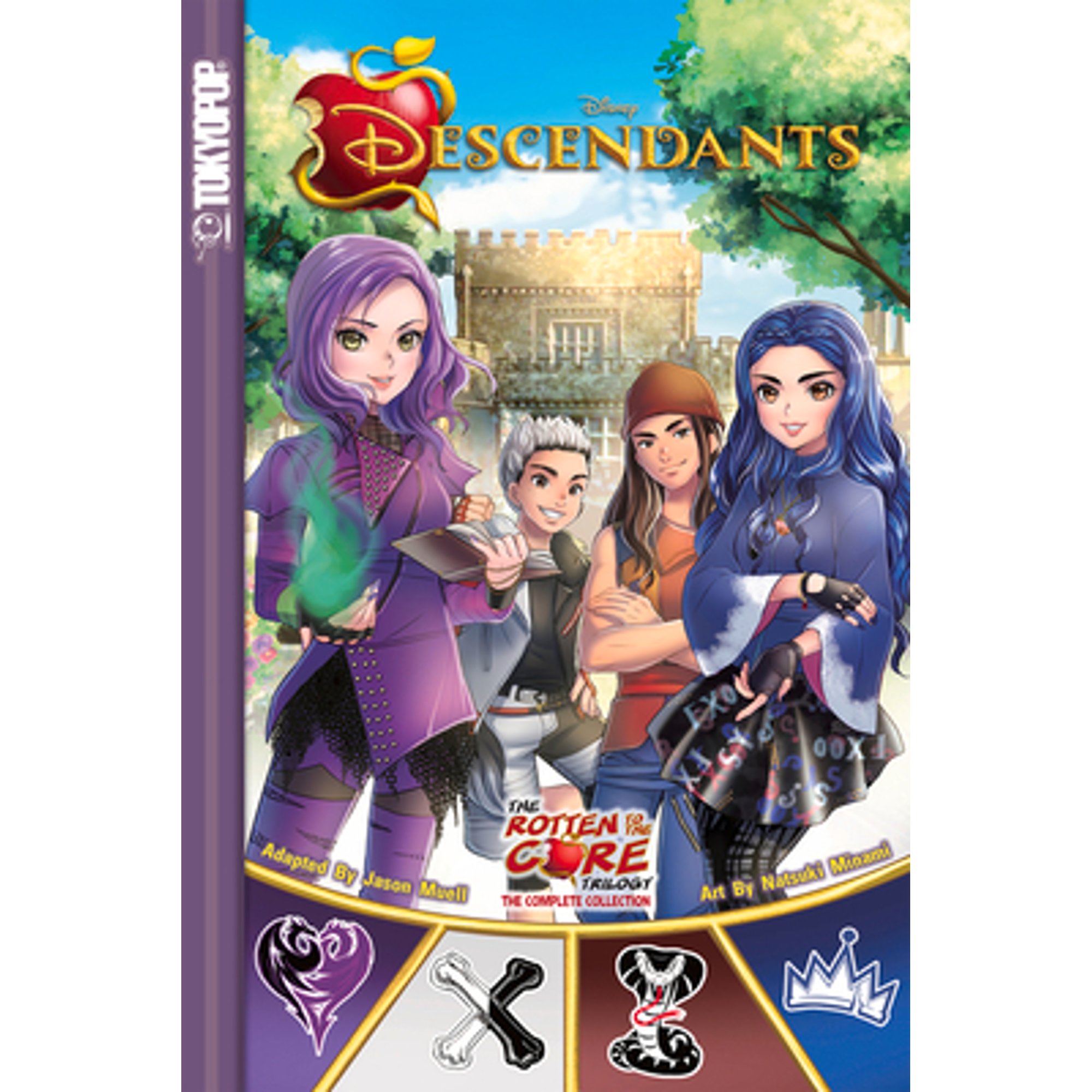 Pre-Owned Disney Manga: Descendants - The Rotten to the Core Trilogy ...