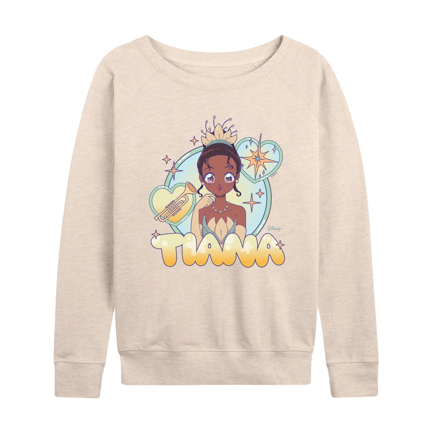 Disney - Manga Tiana - Women's French Terry Long Sleeve Pullover ...