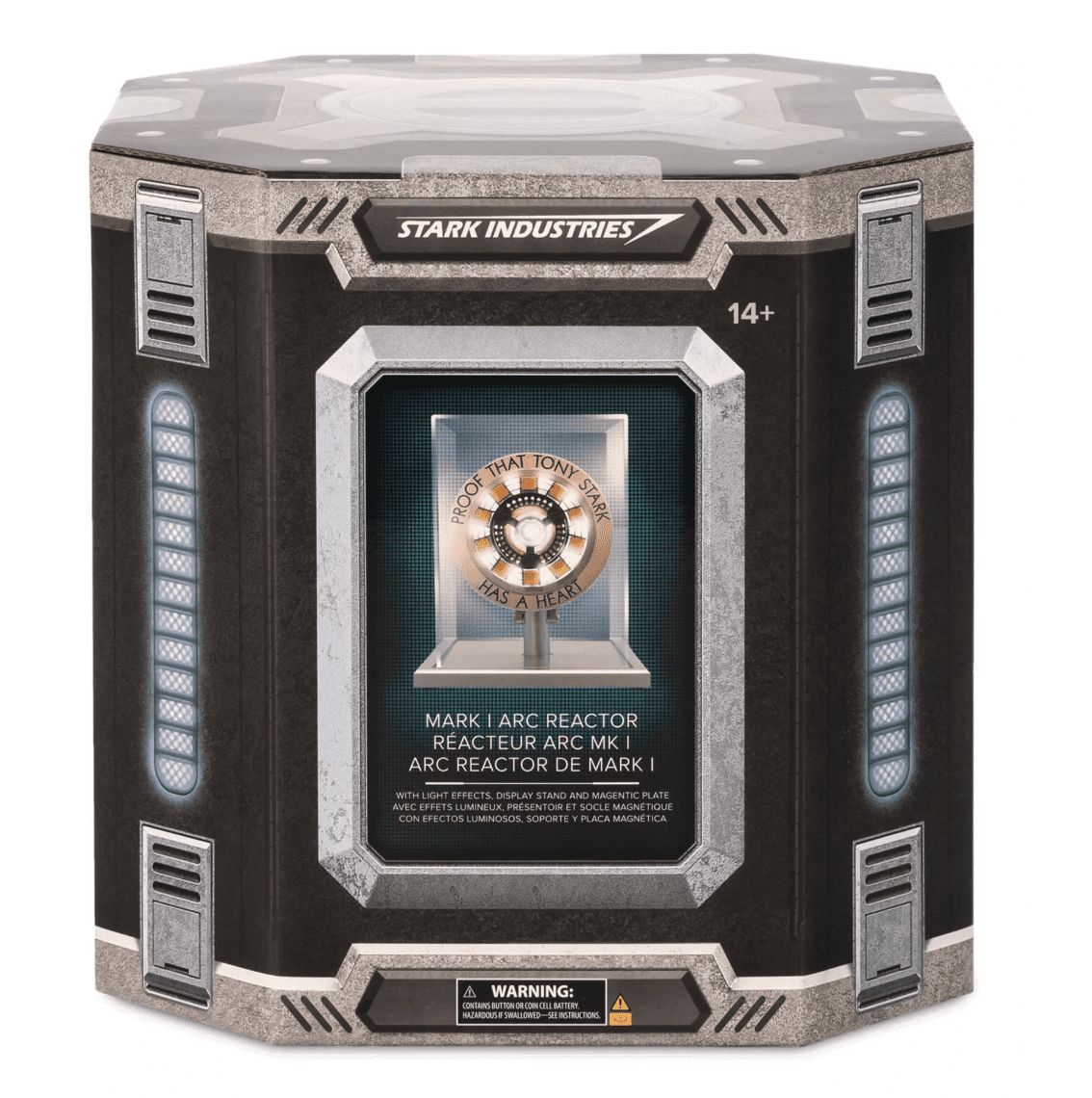 Disney Marvel Iron Man Light-up Mark 1 Arc Reactor Stark Industries New ...