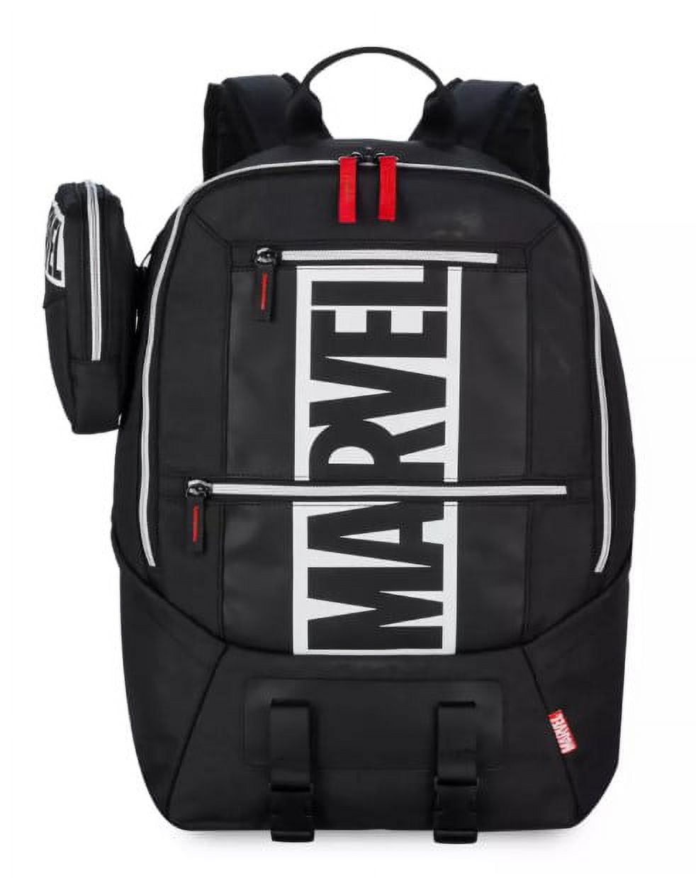 Disney Marvel Padded Electronic Carry-All Backpack with Cell Phone Bag ...