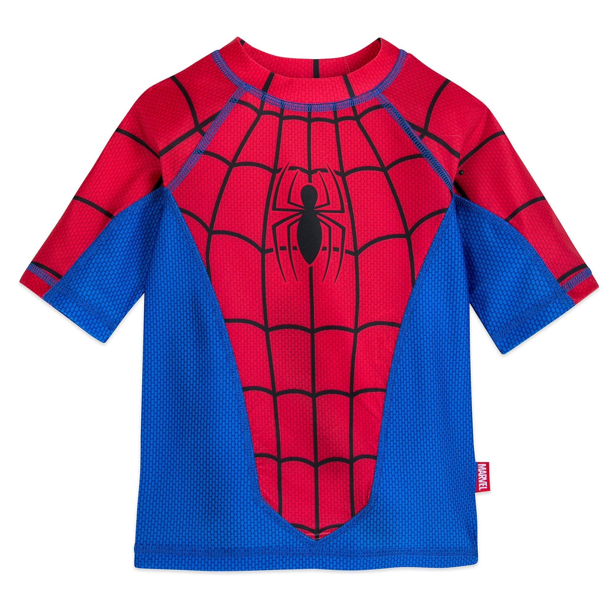 Disney Marvel Spider-Man Rash Guard for Boys, Size 9/10 Multicolored ...