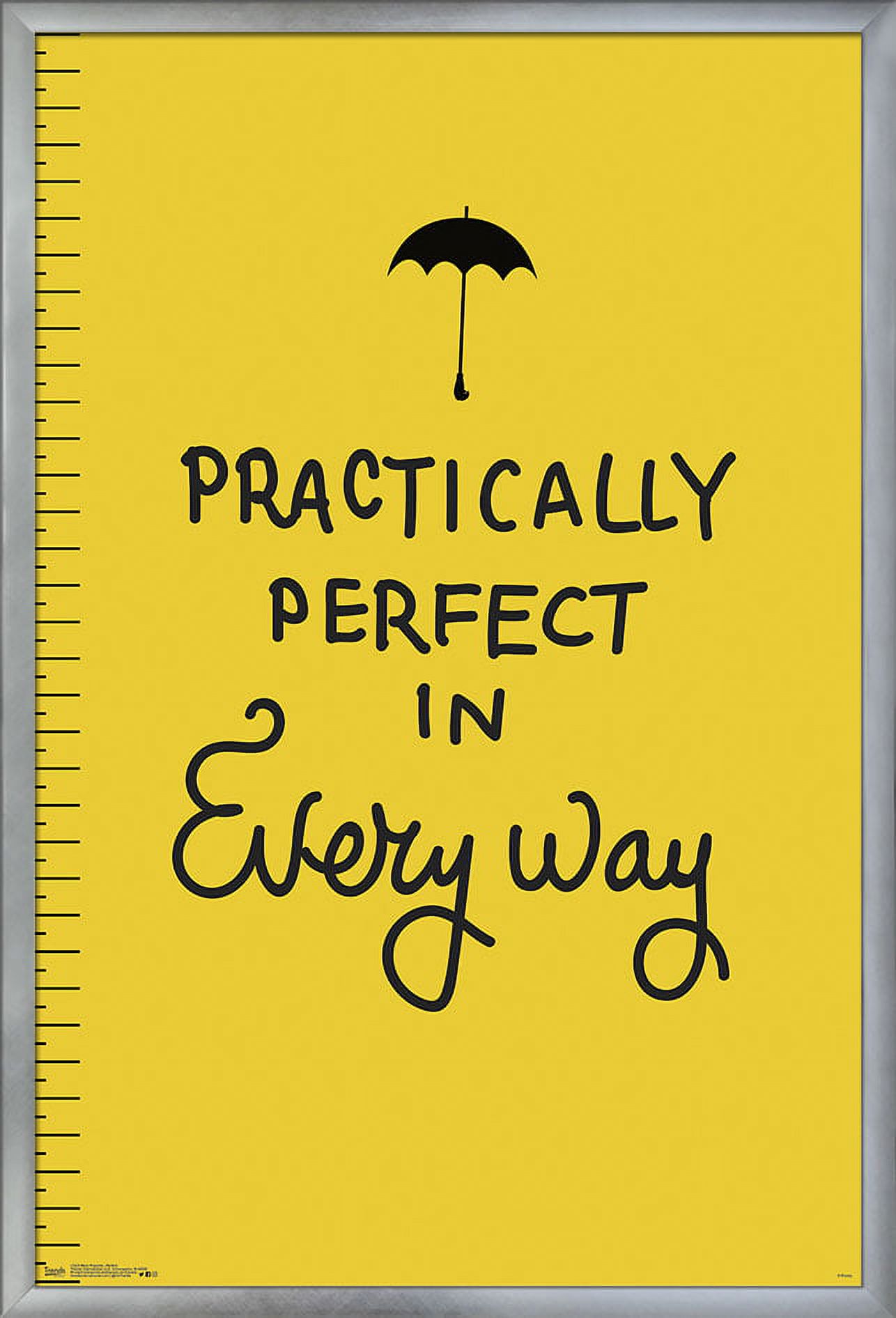 Disney Mary Poppins - Practically Perfect Wall Poster, 22.375" x 34 ...